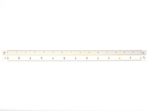 NOS Vintage Rotring Triangular Scale Ruler R80202190 - ARCHITECT DIN In ...