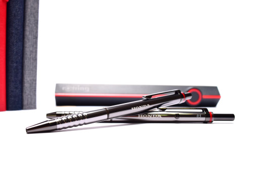 Rotring Esprit Double Push Anthracite Grey Ballpoint Pen & 0.5 mm ...