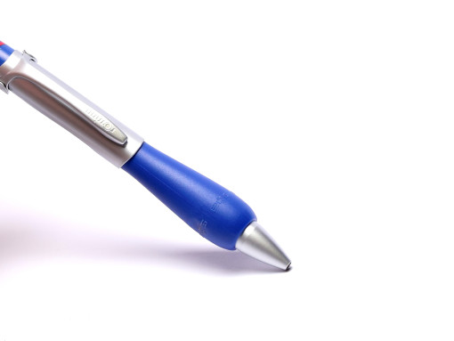 Vintage 2000s Rotring Skynn Matt Silver & Deep Blue Rubberized Padded ...