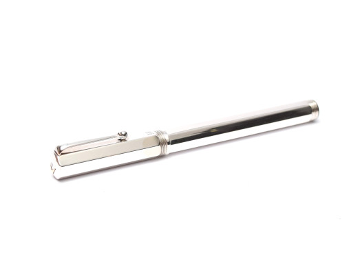 Stunning 1990s Montegrappa Reminiscence Solid 925 Sterling Silver & 14K ...