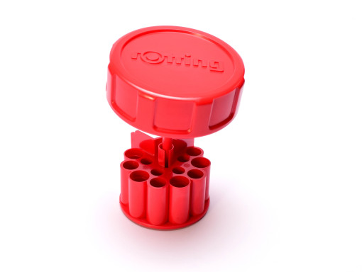 NOS Vintage Rotring Ink Pen Cleaning Unit Made in Germany + 10 Cleaner ...