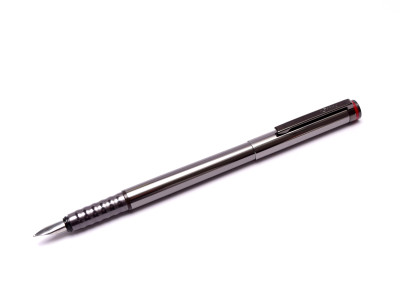 2000 Rotring (400) Esprit Anthracite Gunmetal Dark Grey Anodized M Nib ...