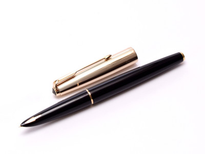 NOS Rare 1969 MKIII Made in England PARKER 61 Custom Aerometric Gold ...