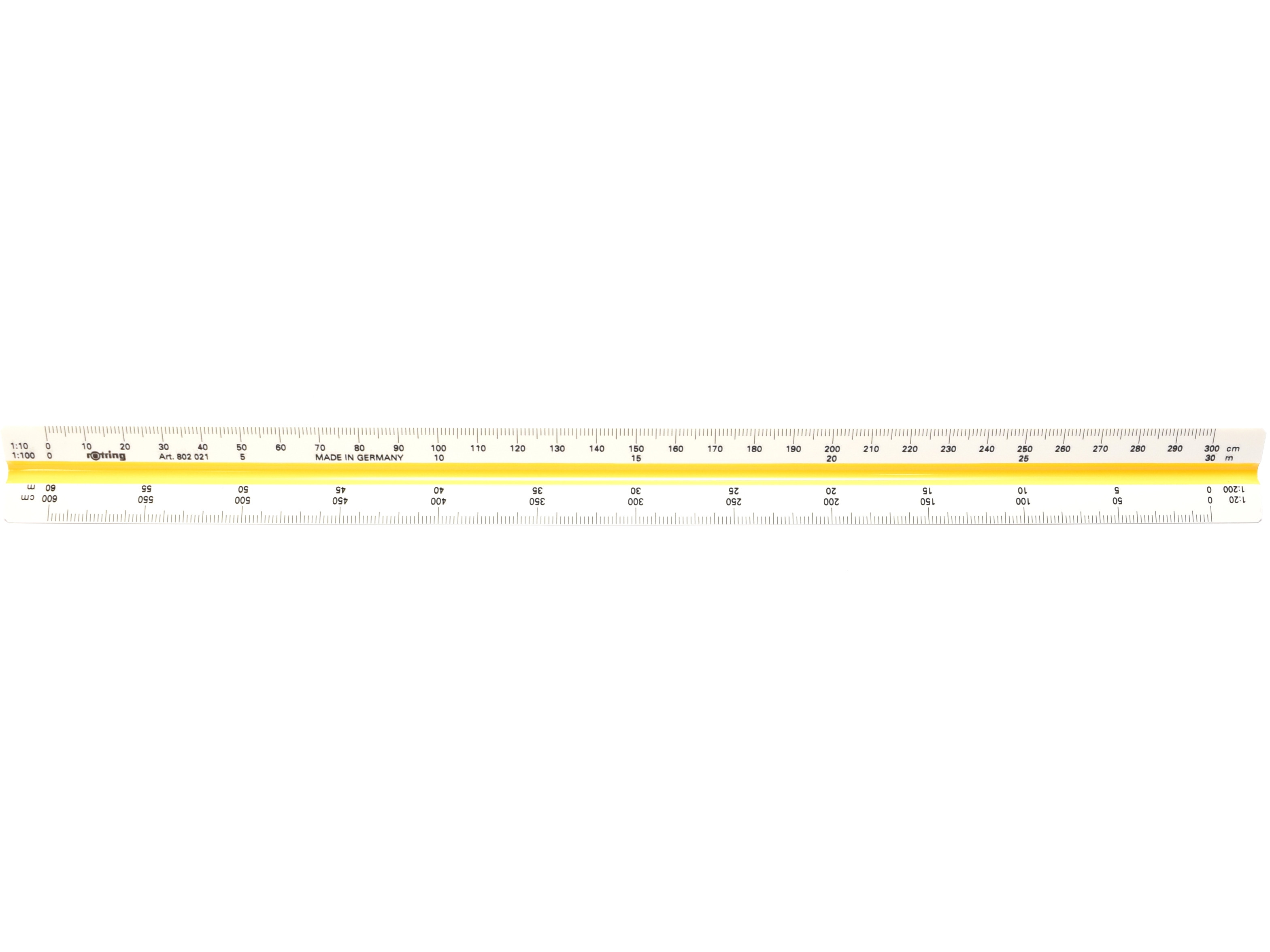 NOS Vintage Rotring Triangular Scale Ruler R8020210 - ARCHITECT 2 In ...