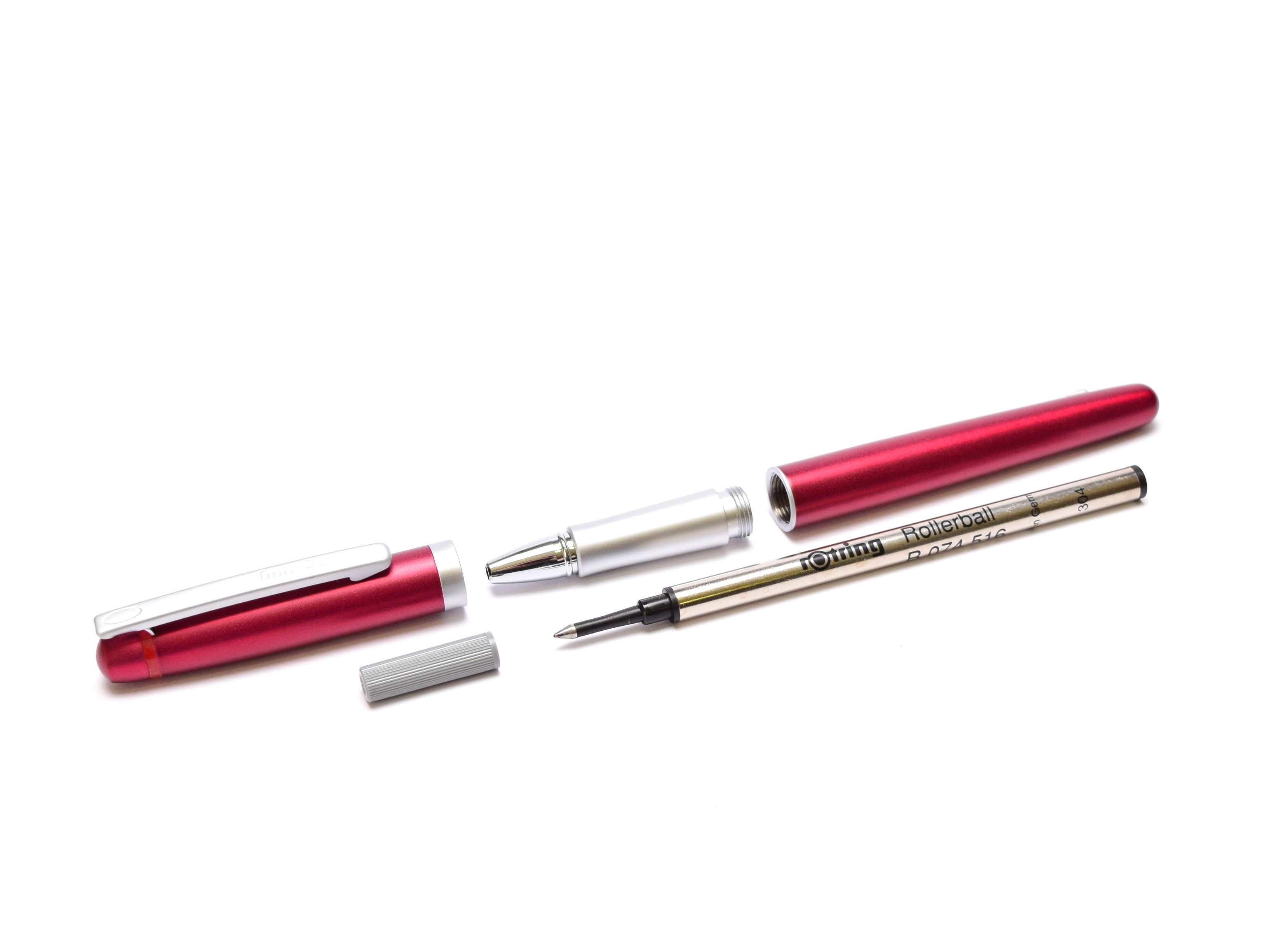 NOS New Rotring Freeway Red Rubin Metal Body Matte Satin Finish ...