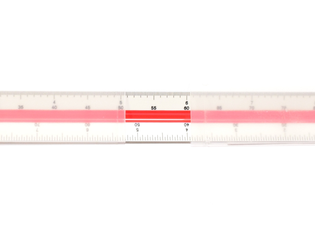 NOS Vintage Rotring Triangular Scale Ruler R8020220 - ARCHITECT 4 In a ...