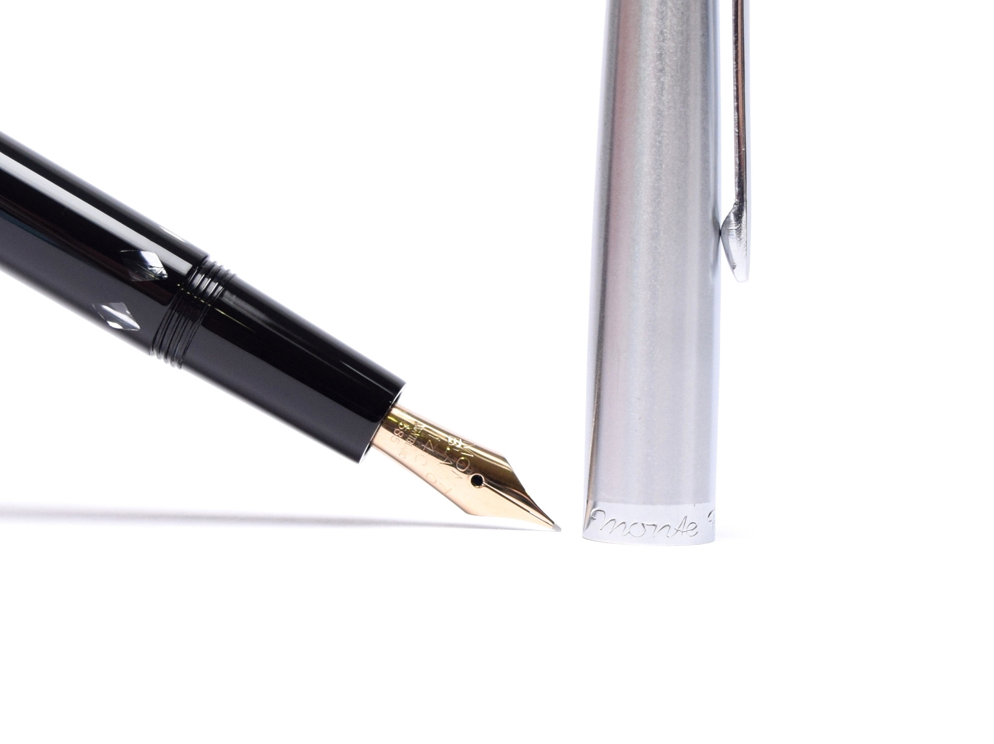1960s MONTBLANC Monte Rosa Fully Flexible 14K Nib EF to BBB Precious ...