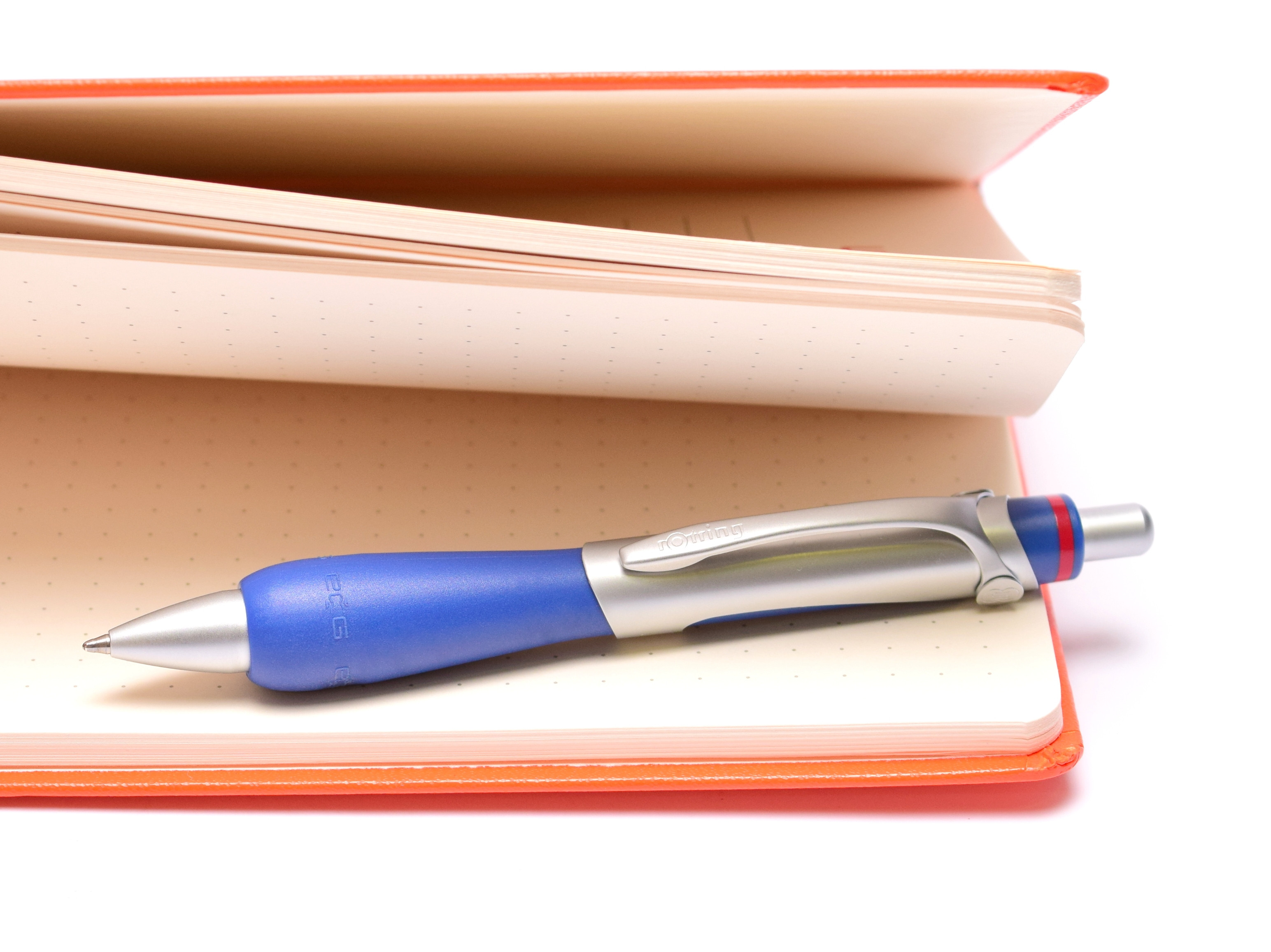 Vintage NOS 2000s Rotring Skynn Deep Blue & Matt Silver Jumbo G2 Refill ...