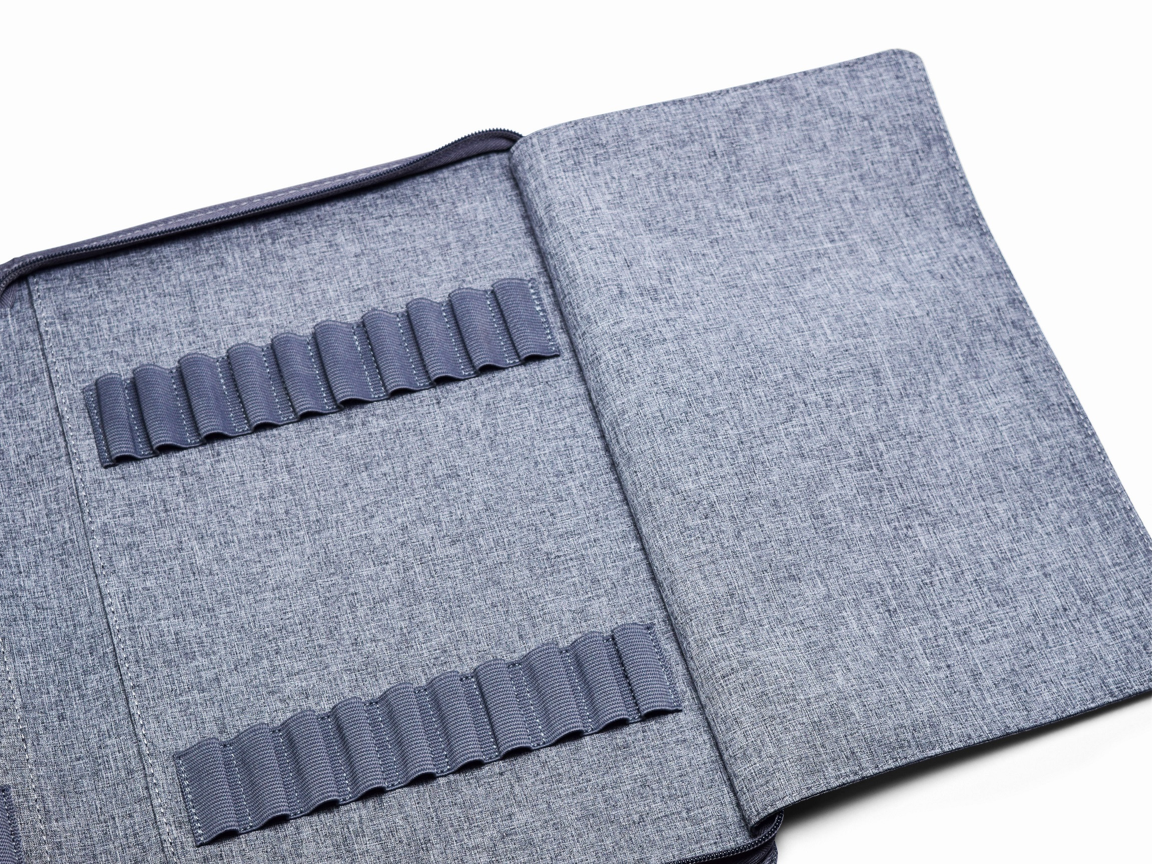 Beautiful High Quality 40 Pens Pen Holder Folder Case with Soft Fabric ...