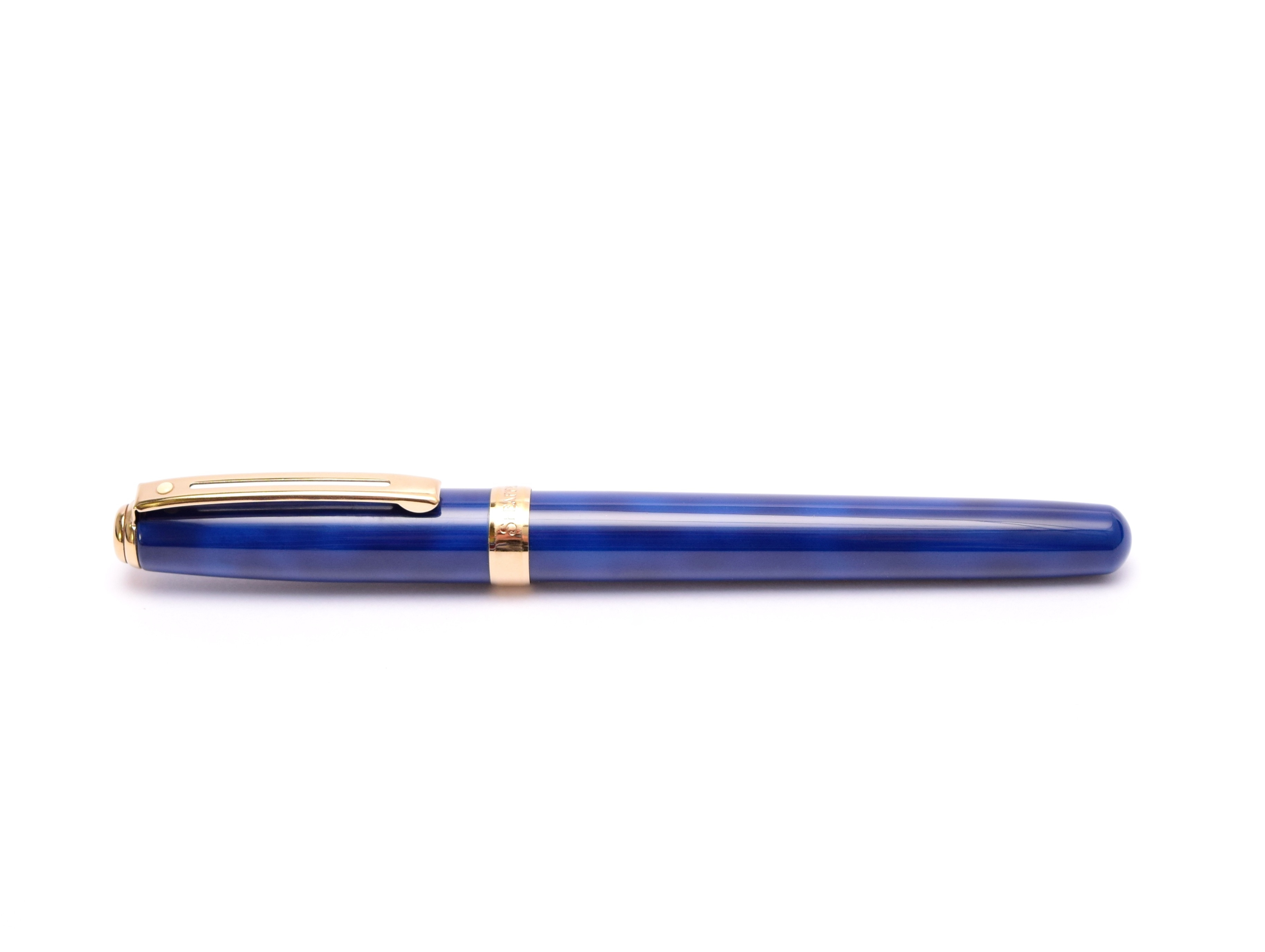Vintage Sheaffer Prelude Marble Royal Blue Lacquer Pen USA