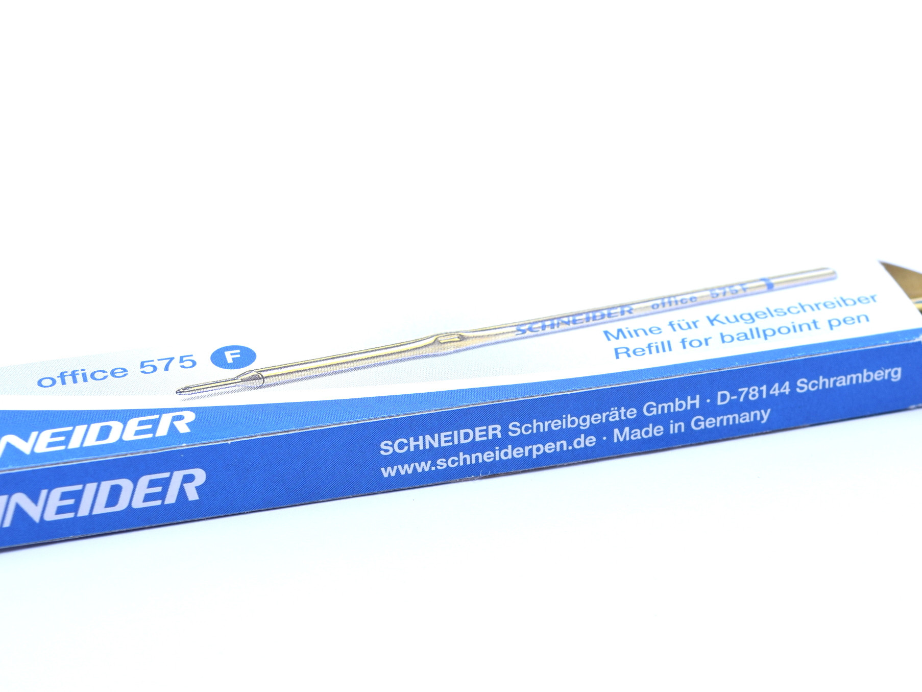 BLUE Schneider 575 / Express 75 Office Ballpoint Ball Pen Metal Slim ...