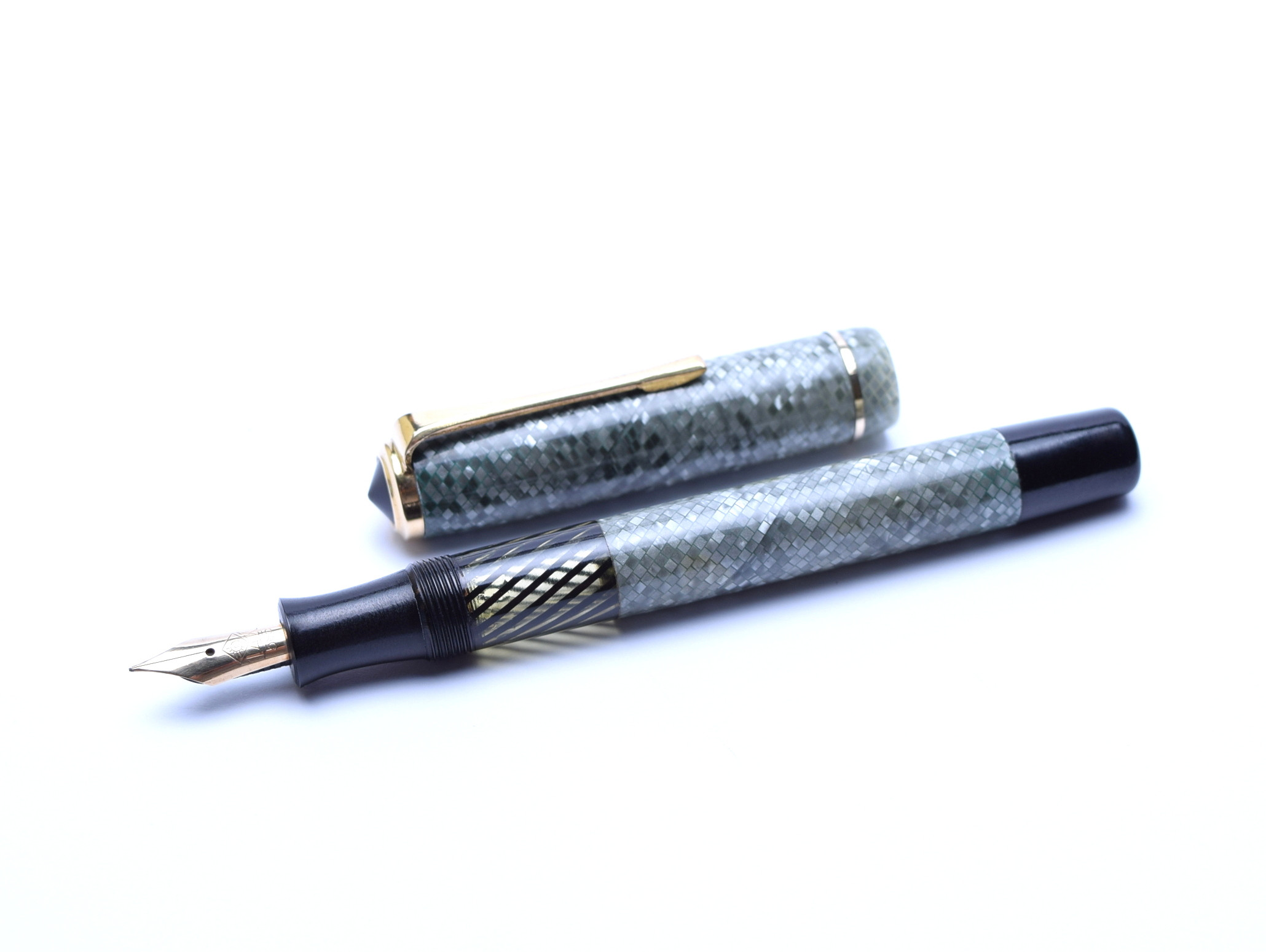 1950's Original Merz & Krell Snake Skin Pen with Super Flexible EF to ...