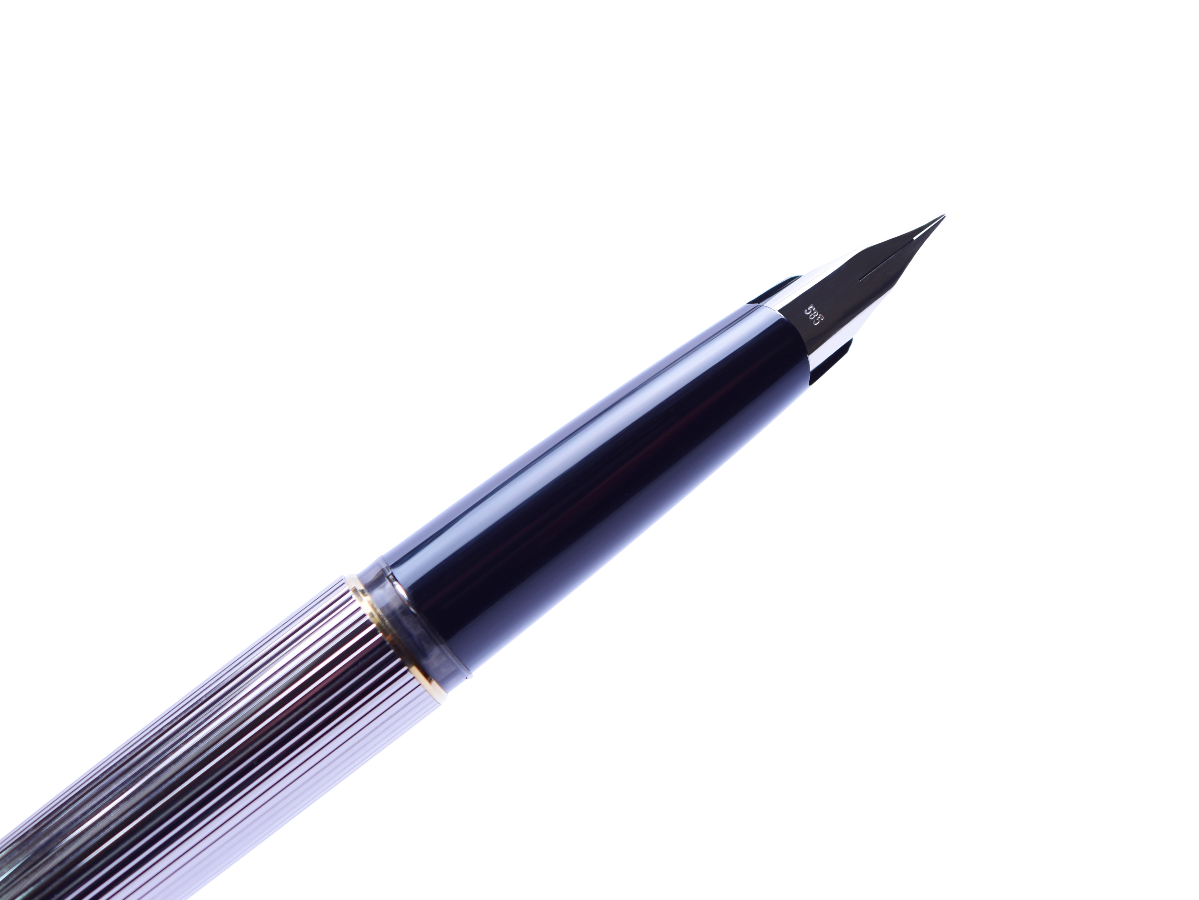 Stunning Rare Rhodium Plated & Gold MONTBLANC 220 Classic Godron 14K ...