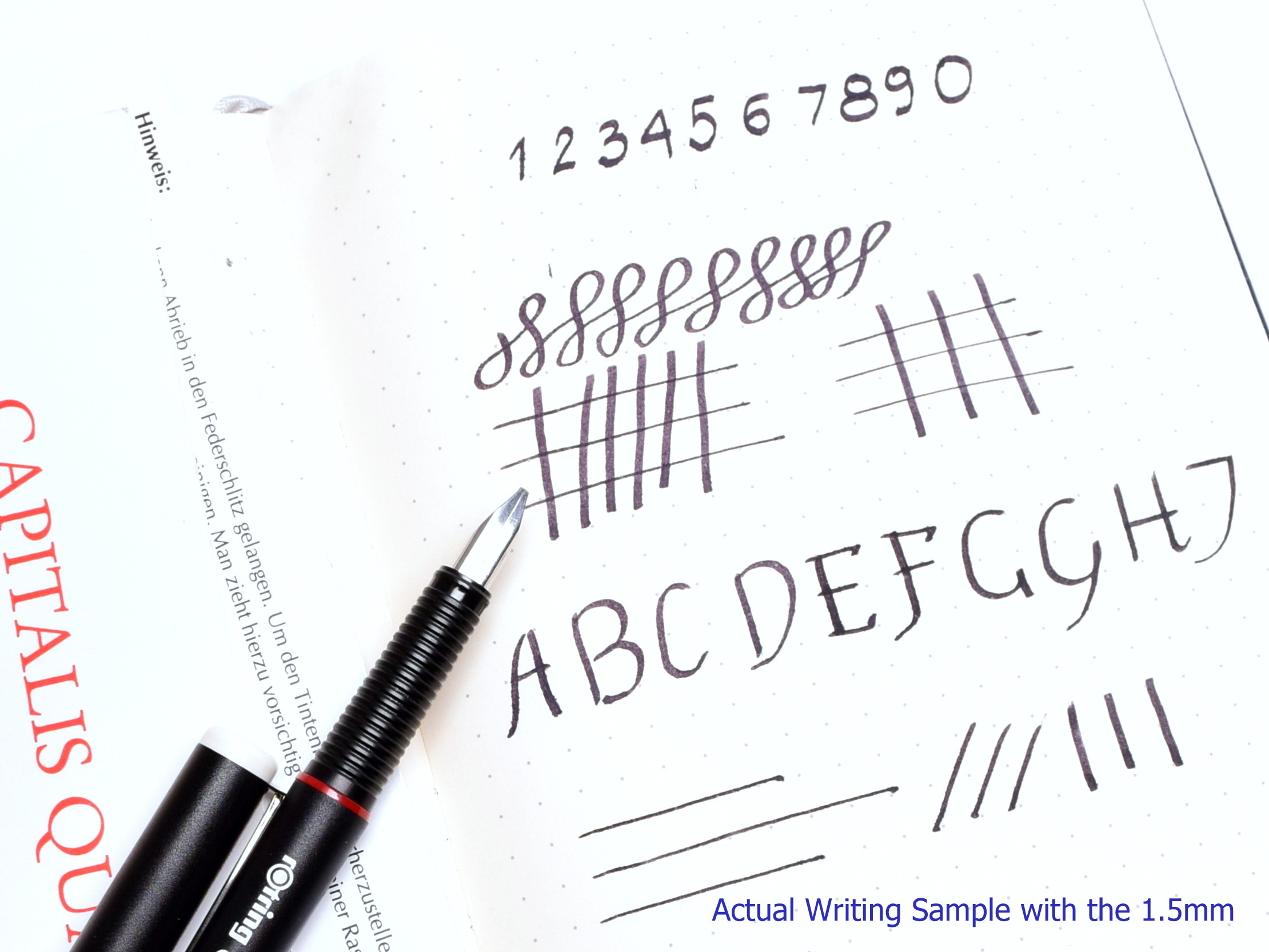 Vintage Rotring ArtPen Fountain Calligraphy Pen Set In Box w/ 12 ...