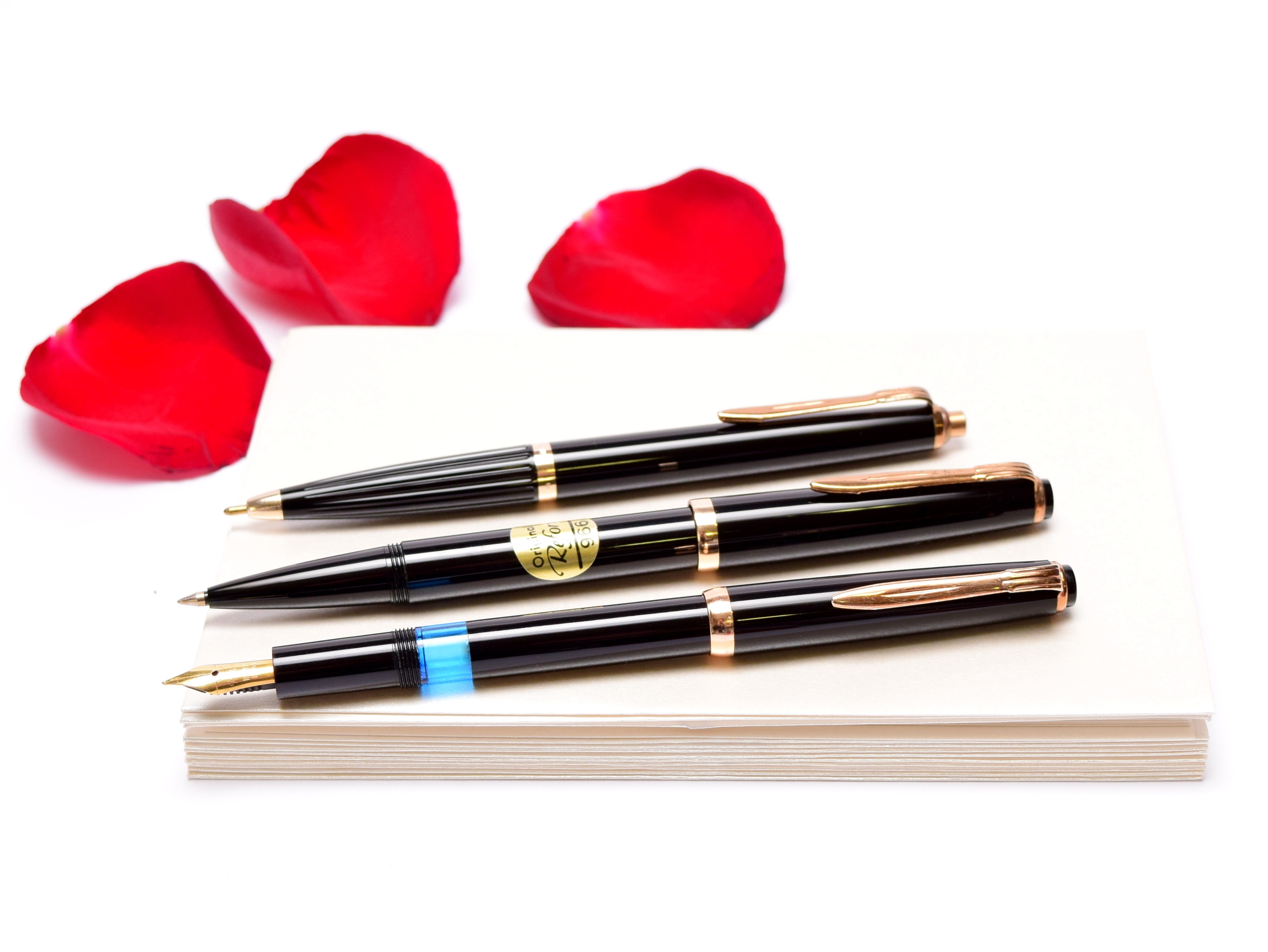Reform No.1745 No.620 & No.966 F Fine Nib Fountain Ballpoint & Marker ...