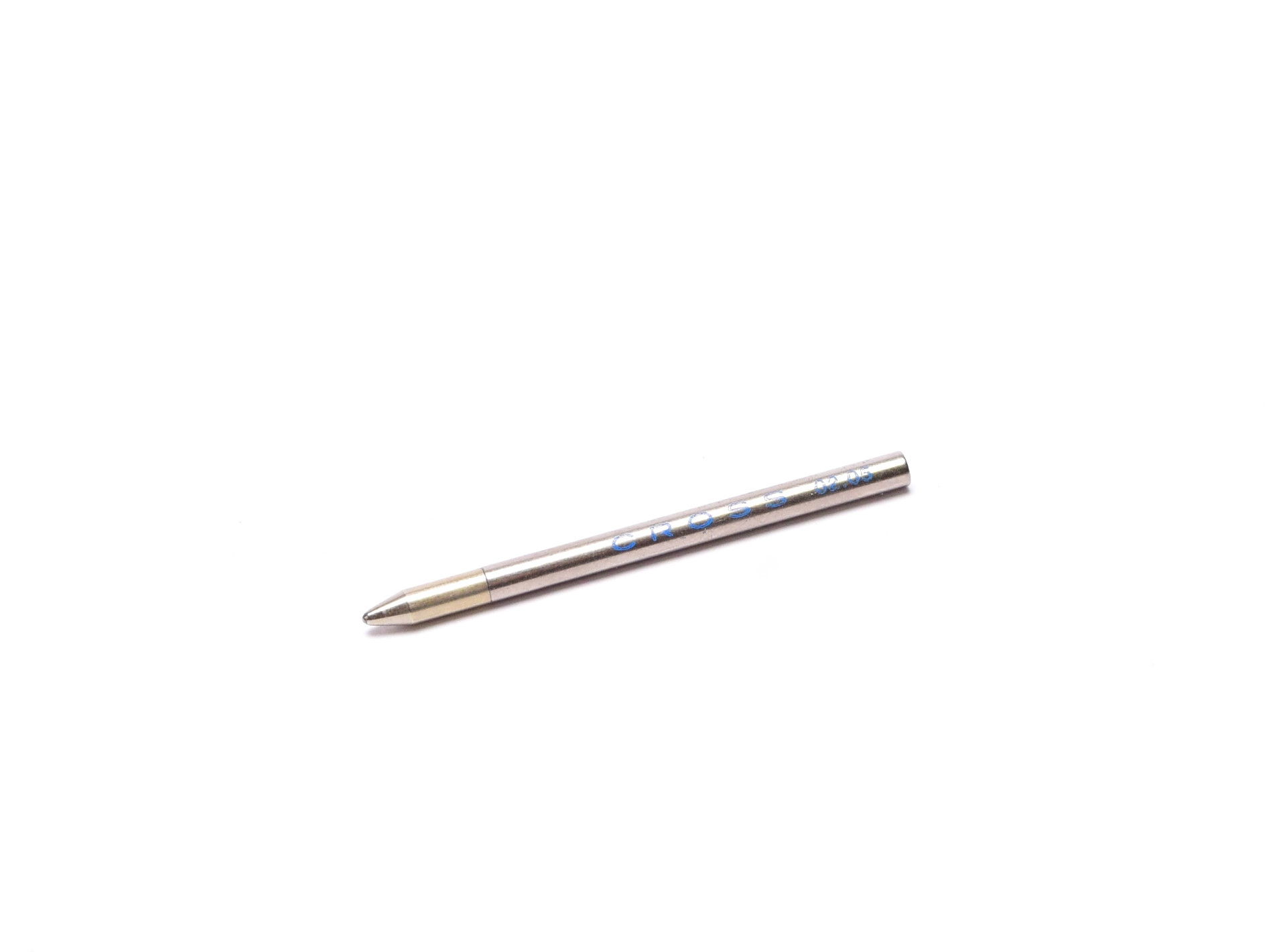 New Authentic CROSS Matrix Metal Slim Short 8572-2 Standard F Fine Blue ...