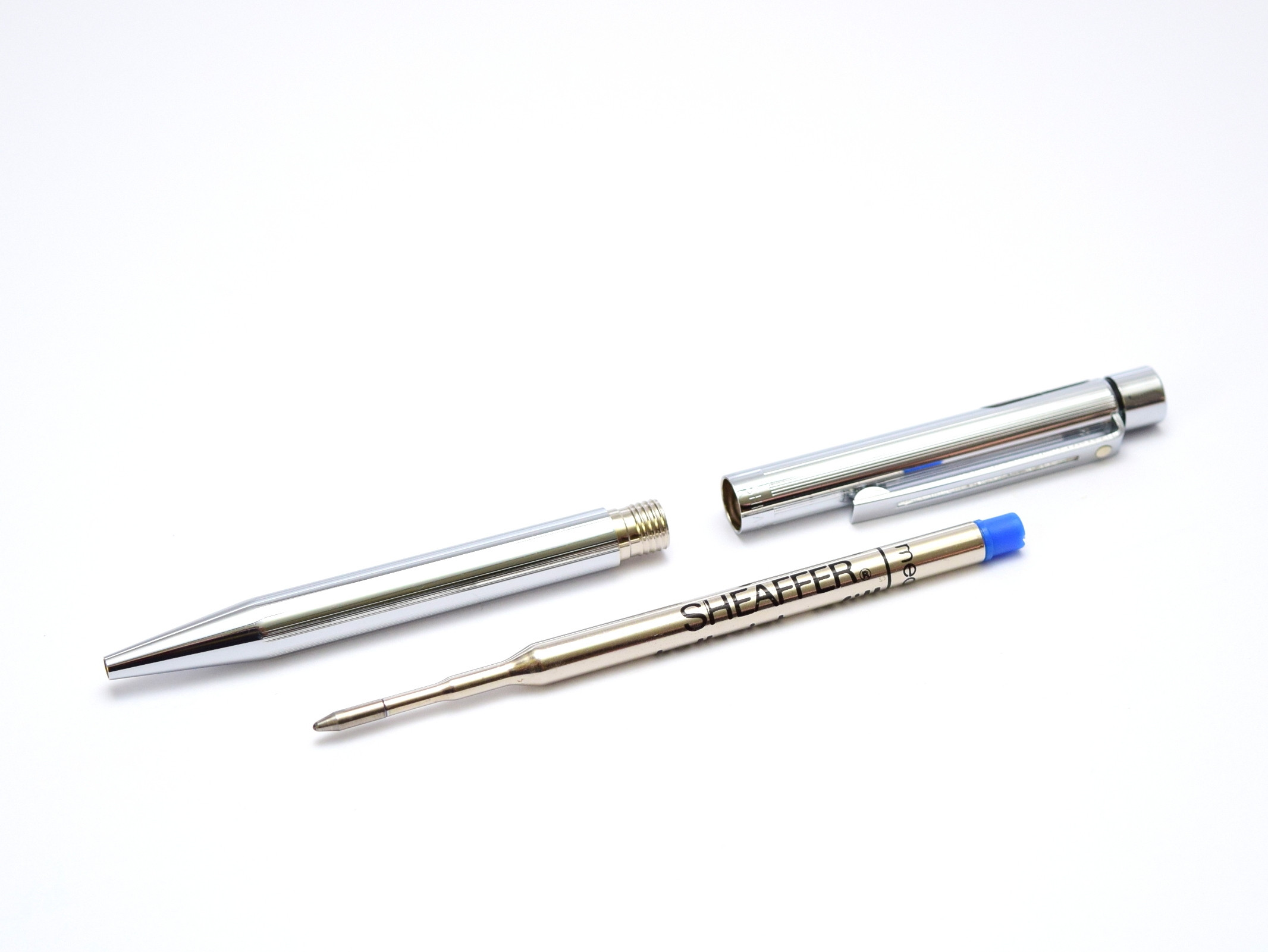 Stunning Brilliant 1981 NOS New Sheaffer 1000 Targa Mirror Chrome F ...
