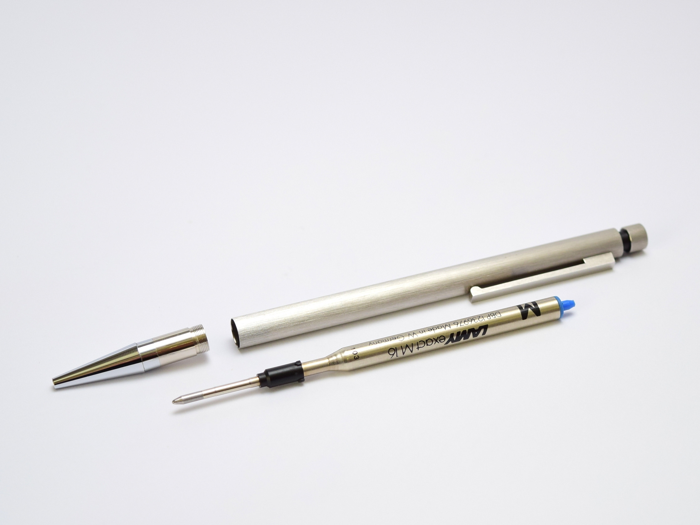 The Original 1990s Brushed Matte Stainless Steel Lamy CP1 Ballpoint Pen ...