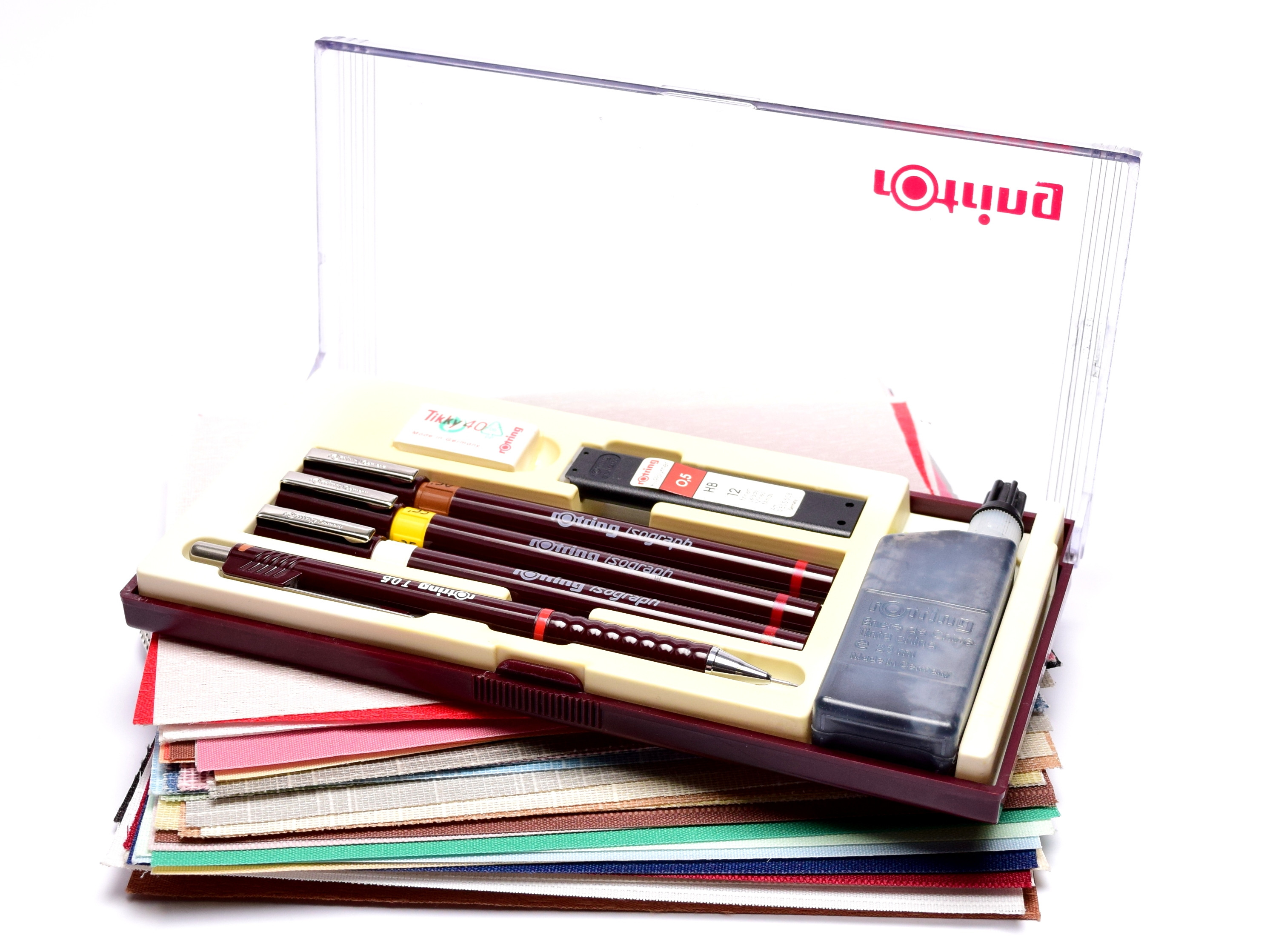 NOS Vintage Rotring Isograph Junior College 3 Technical Pens 0.25mm, 0 ...