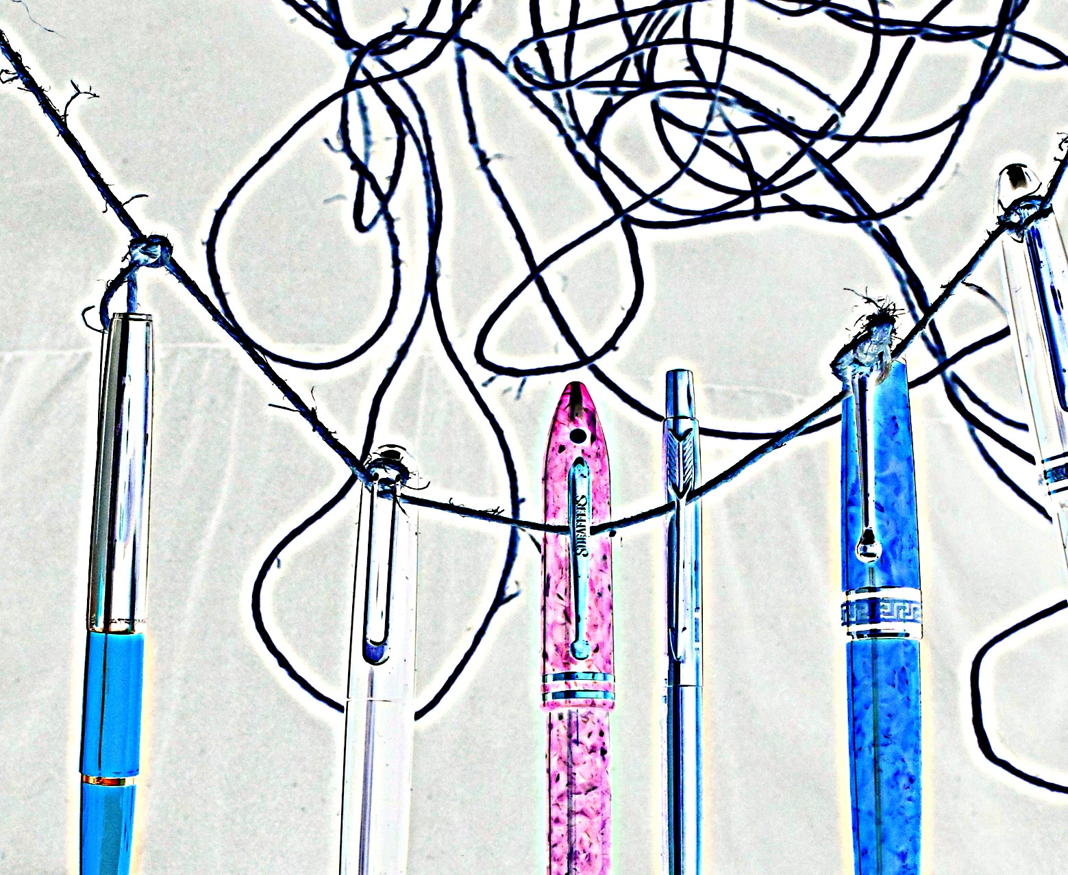 Scary Pens Gallery Halloween special fountain pen photo session