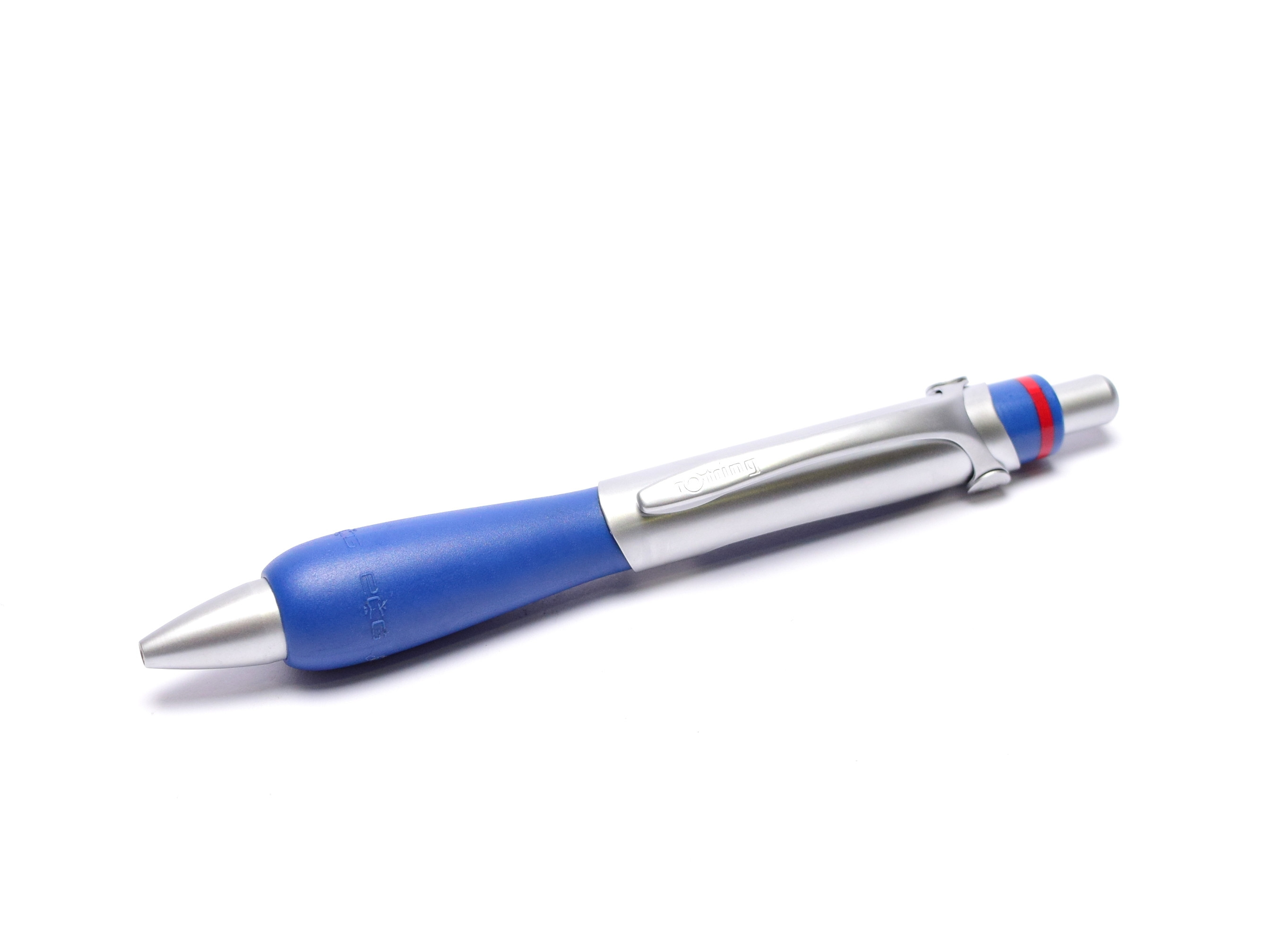 Vintage NOS 2000s Rotring Skynn Deep Blue & Matt Silver Jumbo G2 Refill ...