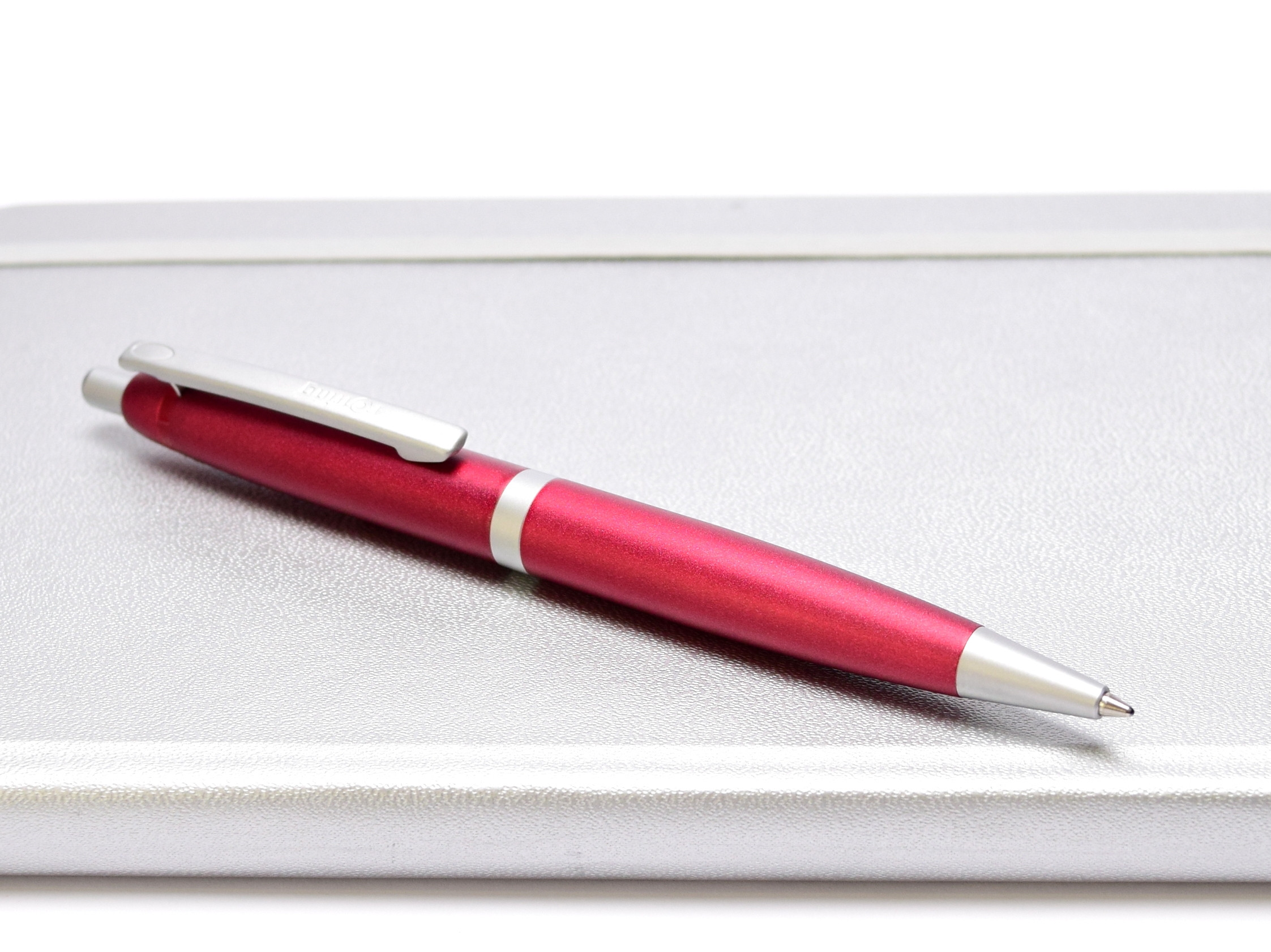 NOS New Rotring Freeway Red Rubin Metal Push Button Matte Satin Finish ...