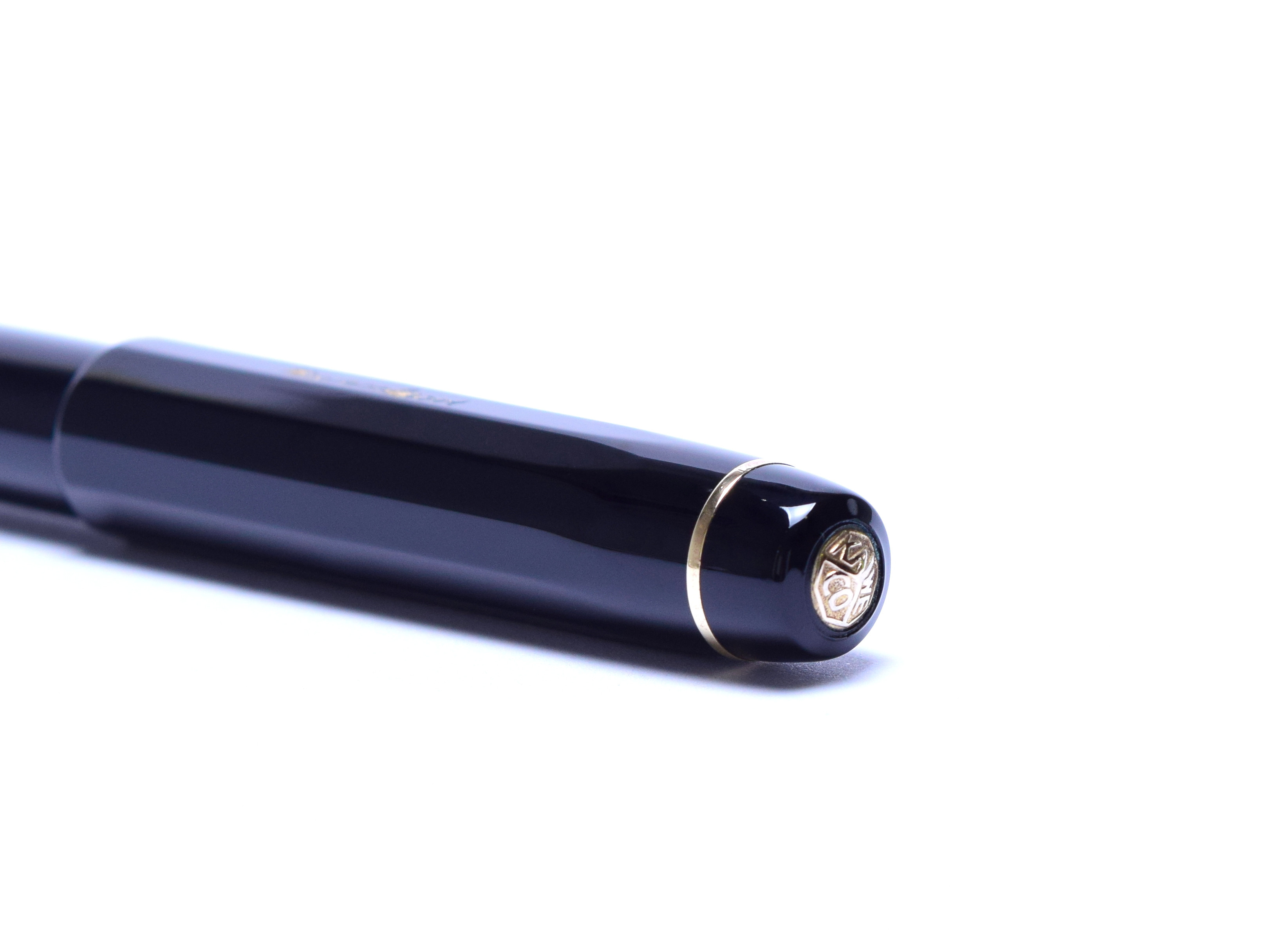 The Original 1950s True Pocket Size Black Resin 12 Sided KAWECO SPORT ...