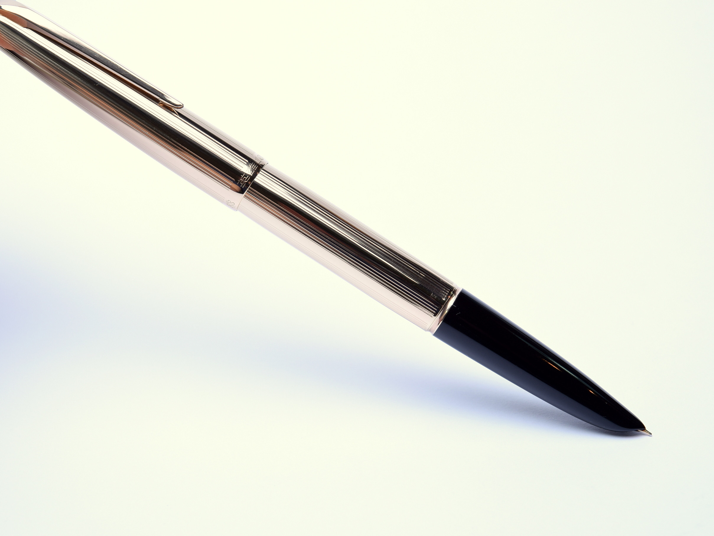 China's Best Pen HERO 100 (Parker 51) Rolled Gold 12K 1/10 EF Nib ...