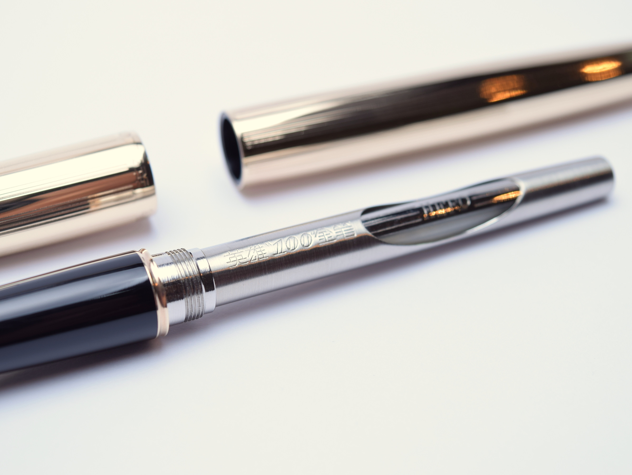 China's Best Pen HERO 100 (Parker 51) Rolled Gold 12K 1/10 EF Nib ...