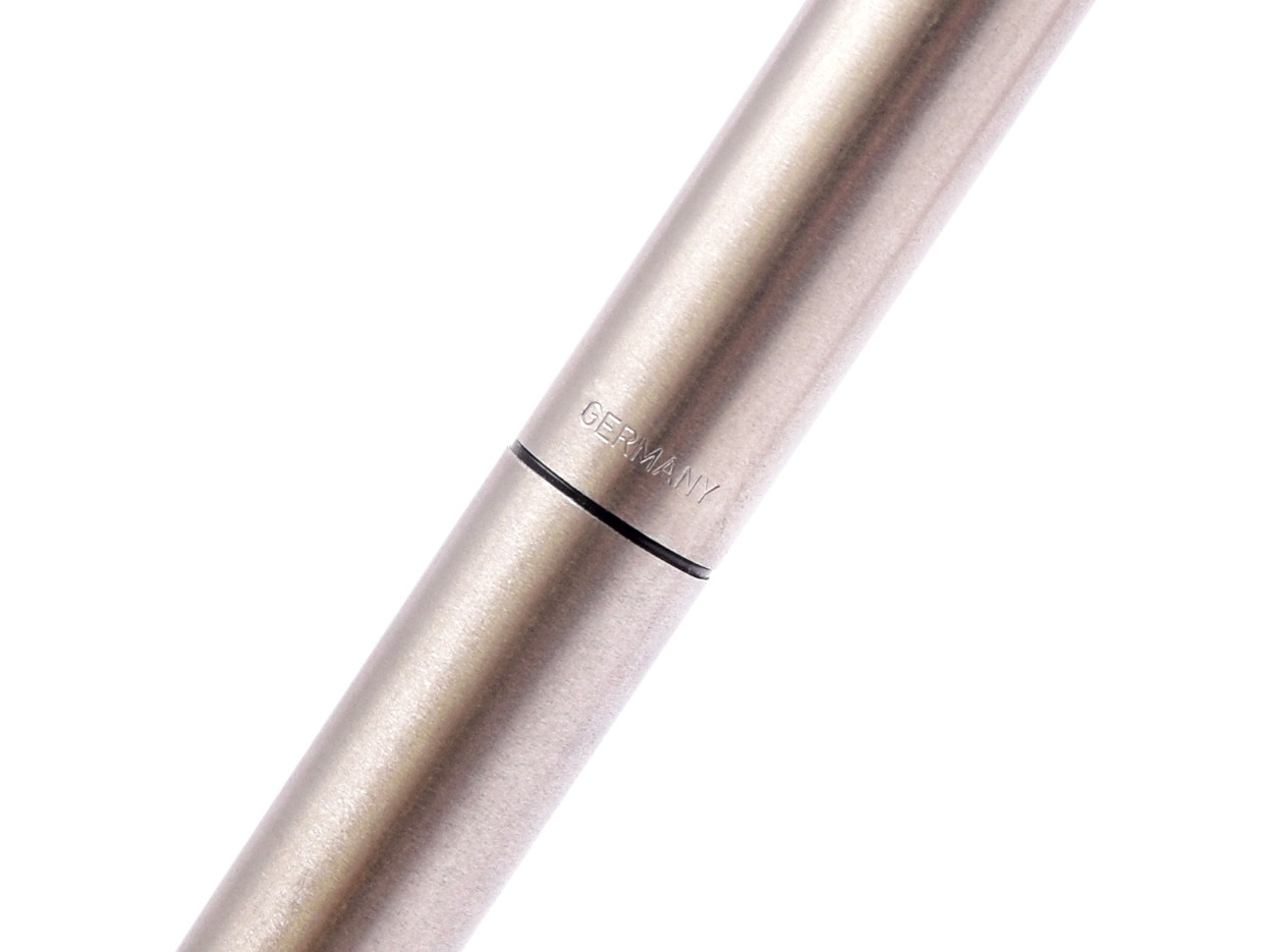 Vintage Pelikan Signum 520 Matte Stainless Steel F Fine Nib Cartridge ...