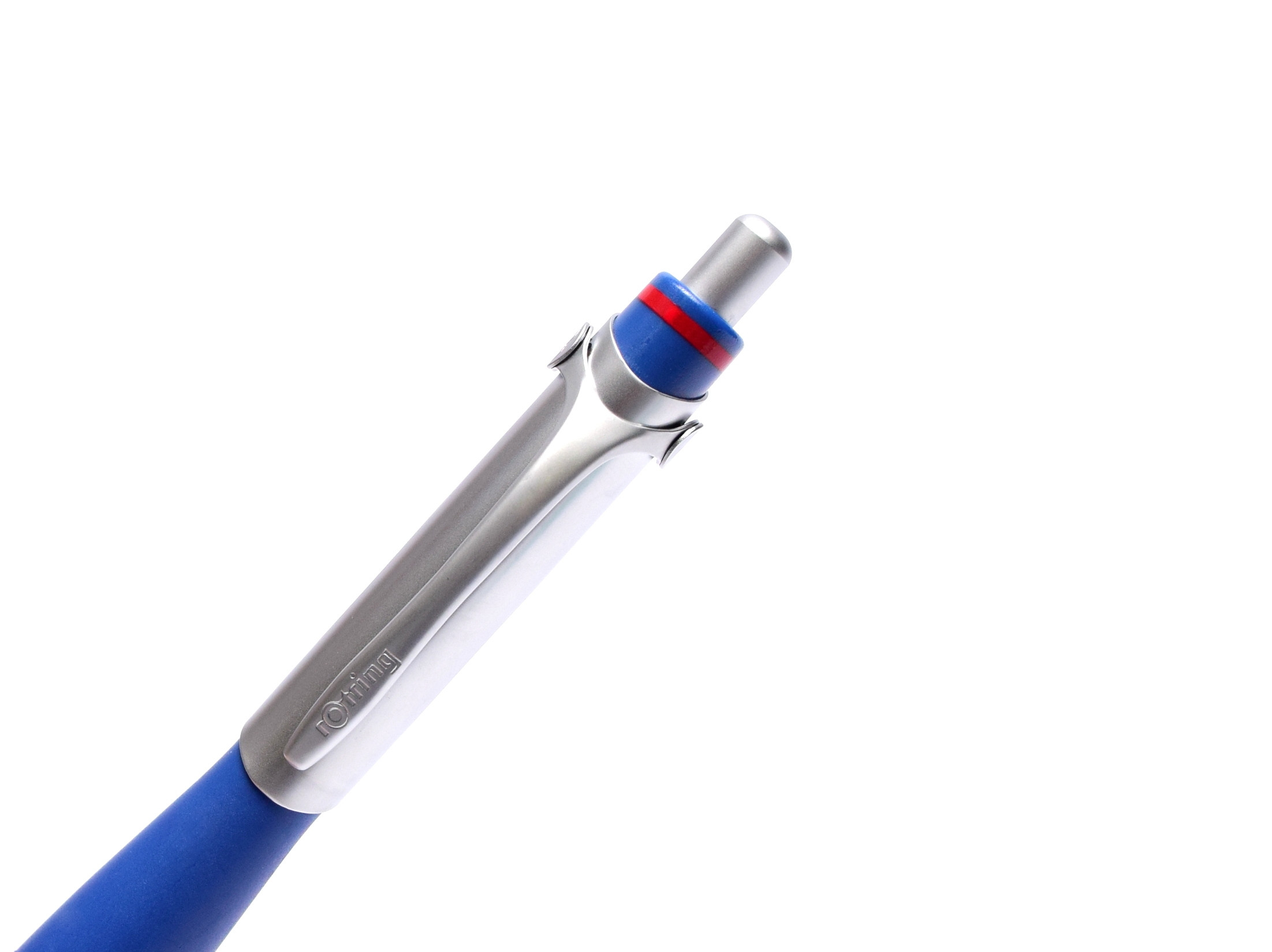 Vintage NOS 2000s Rotring Skynn Deep Blue & Matt Silver Jumbo G2 Refill ...