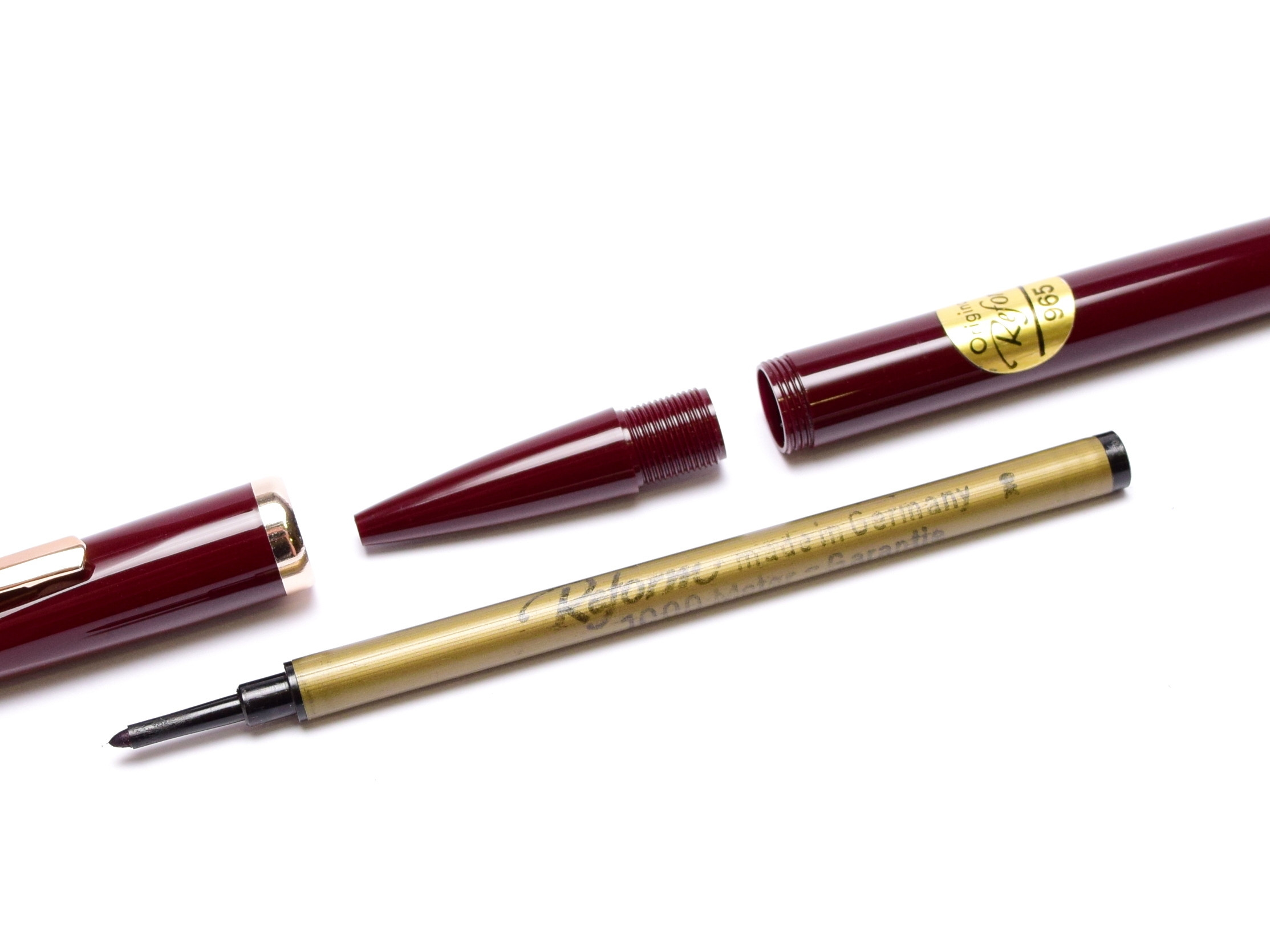 NOS 1960s Reform Triangular Burgundy Red Super Flexible 14K Nib 4383 ...