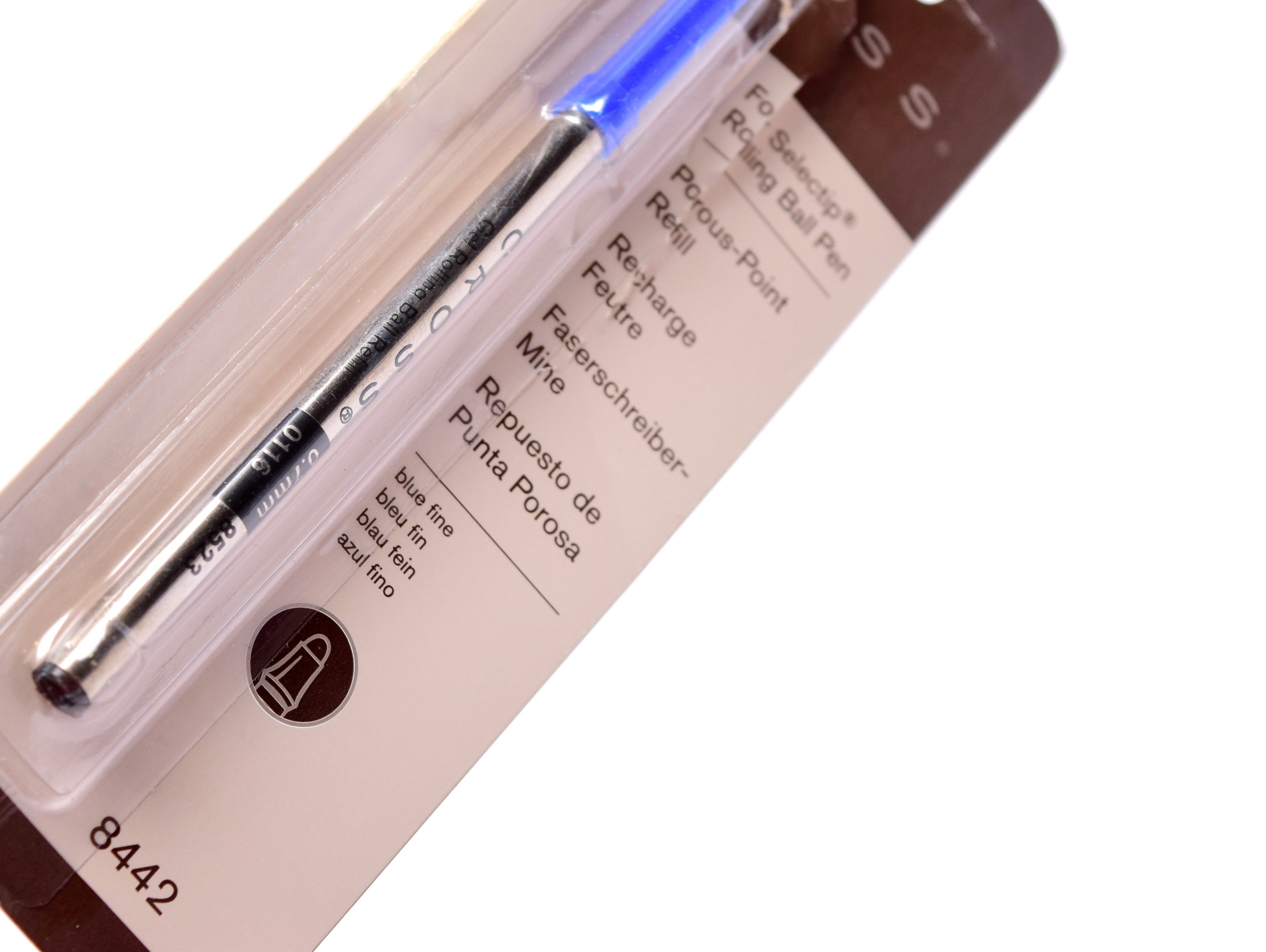 New Authentic CROSS 8442 Standard F Fine Blue 1 Per Card Archival Ink ...