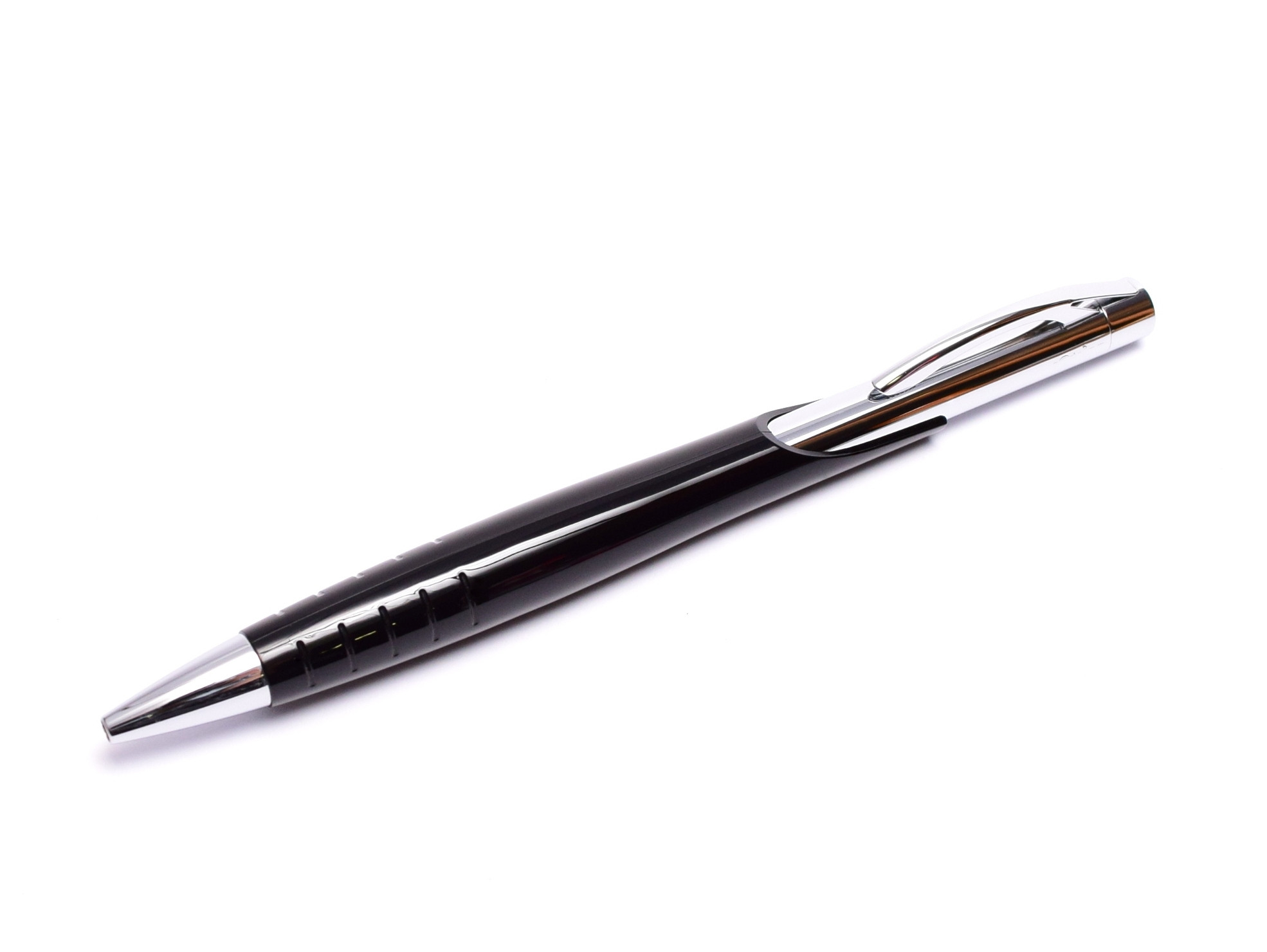 NOS New Rotring Initial Rollerball and Ballpoint Pe Black & Silver Set ...