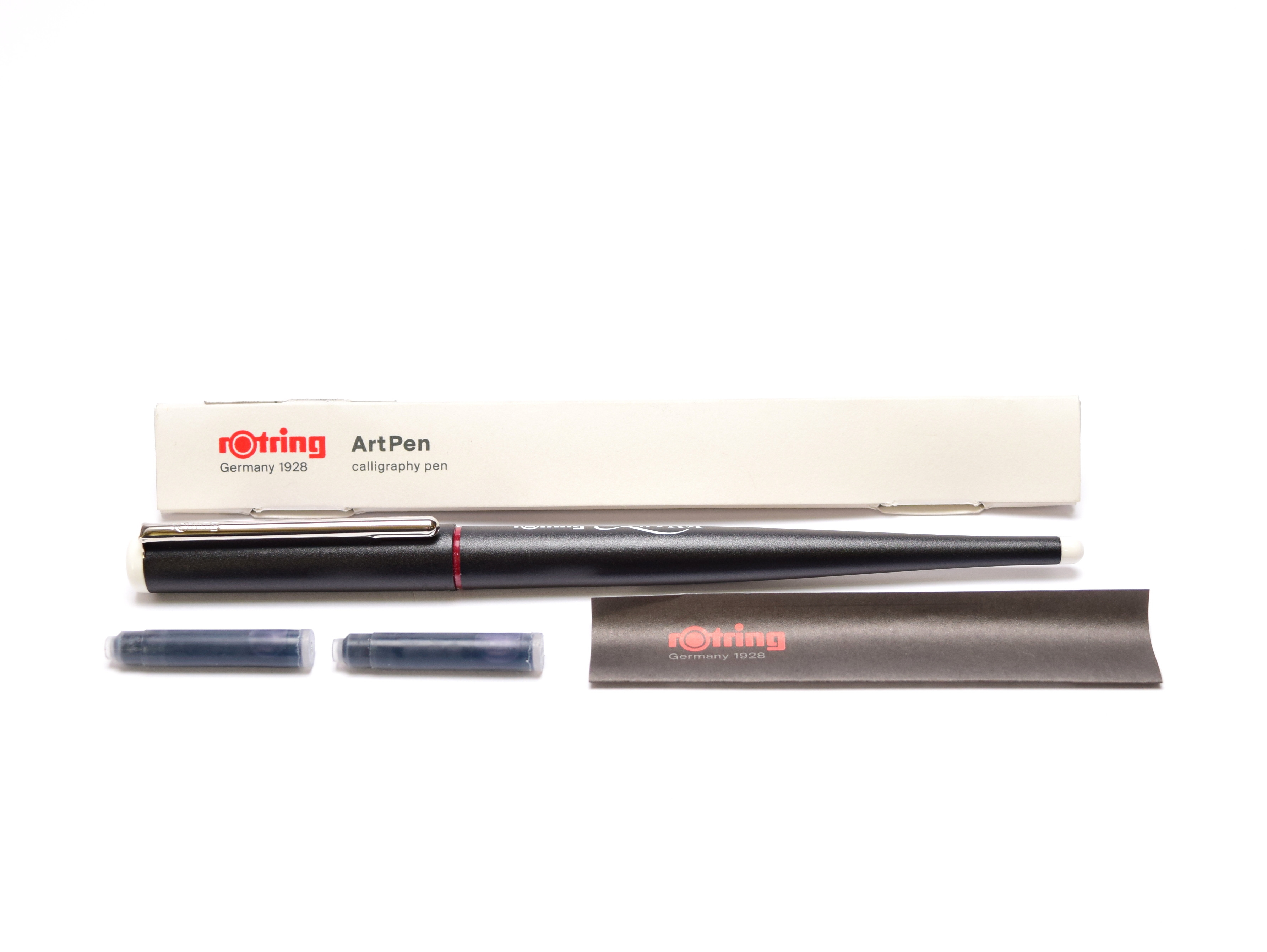 Vintage Rotring Artpen Calligraphy 1.5mm Nib Fountain Pen NOS In Carton ...