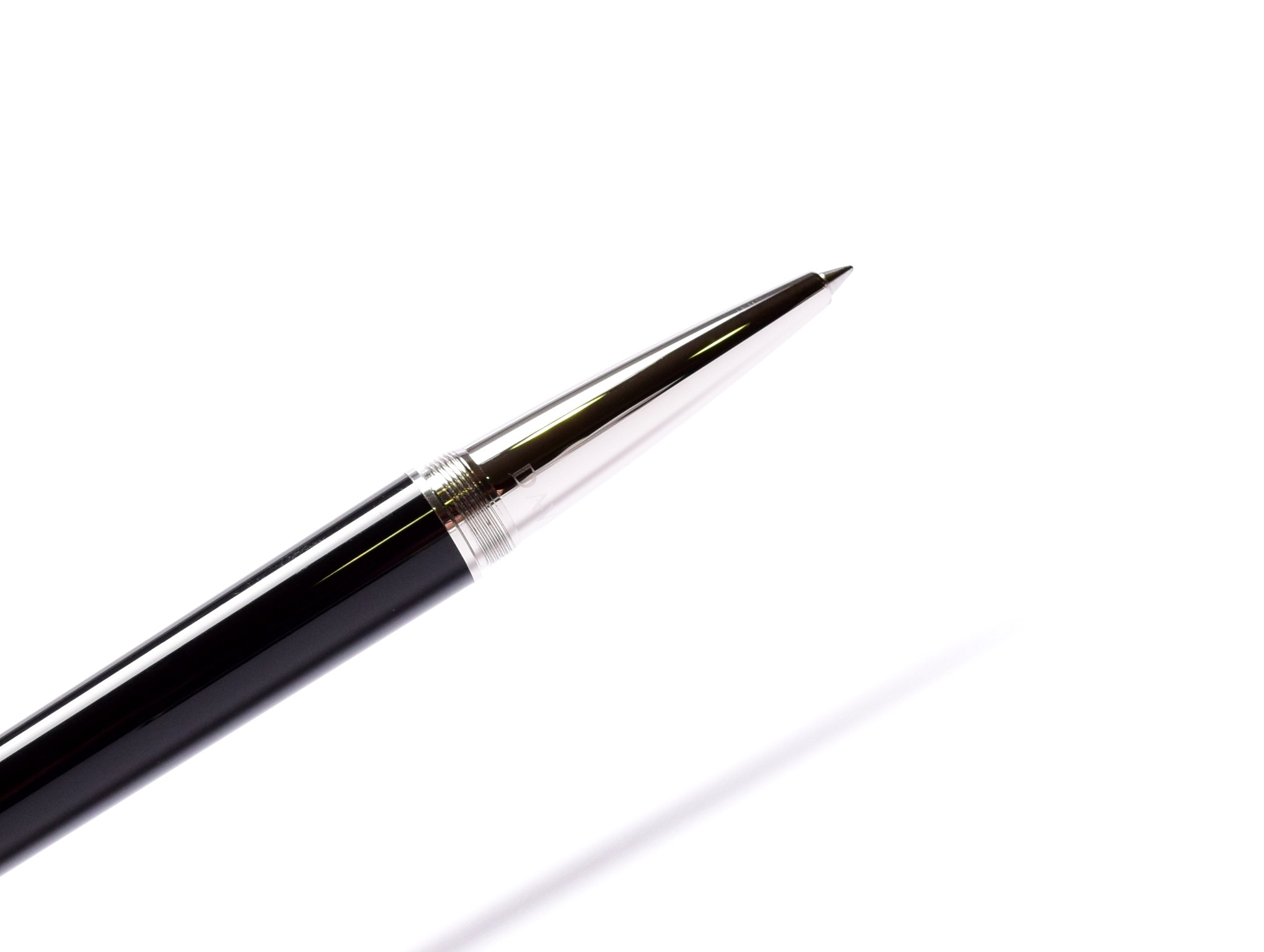 Davidoff Velero Silver & Black Lacquer Oversize Rollerball Pen Made in ...