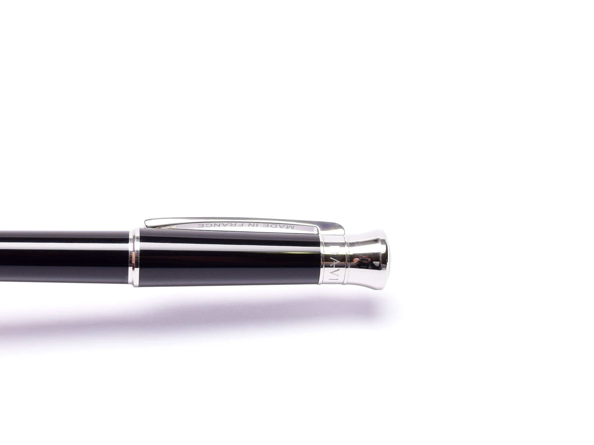 Davidoff Velero Silver & Black Lacquer Oversize Rollerball Pen Made in ...