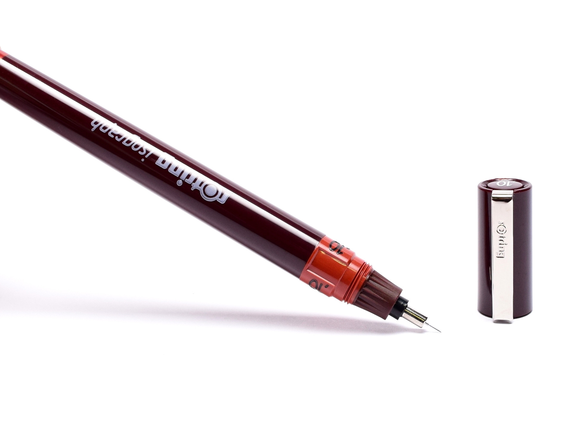 Vintage Rotring Isograph Stainless Steel 0.1mm/ 0,5mm Tip Technical Pen ...