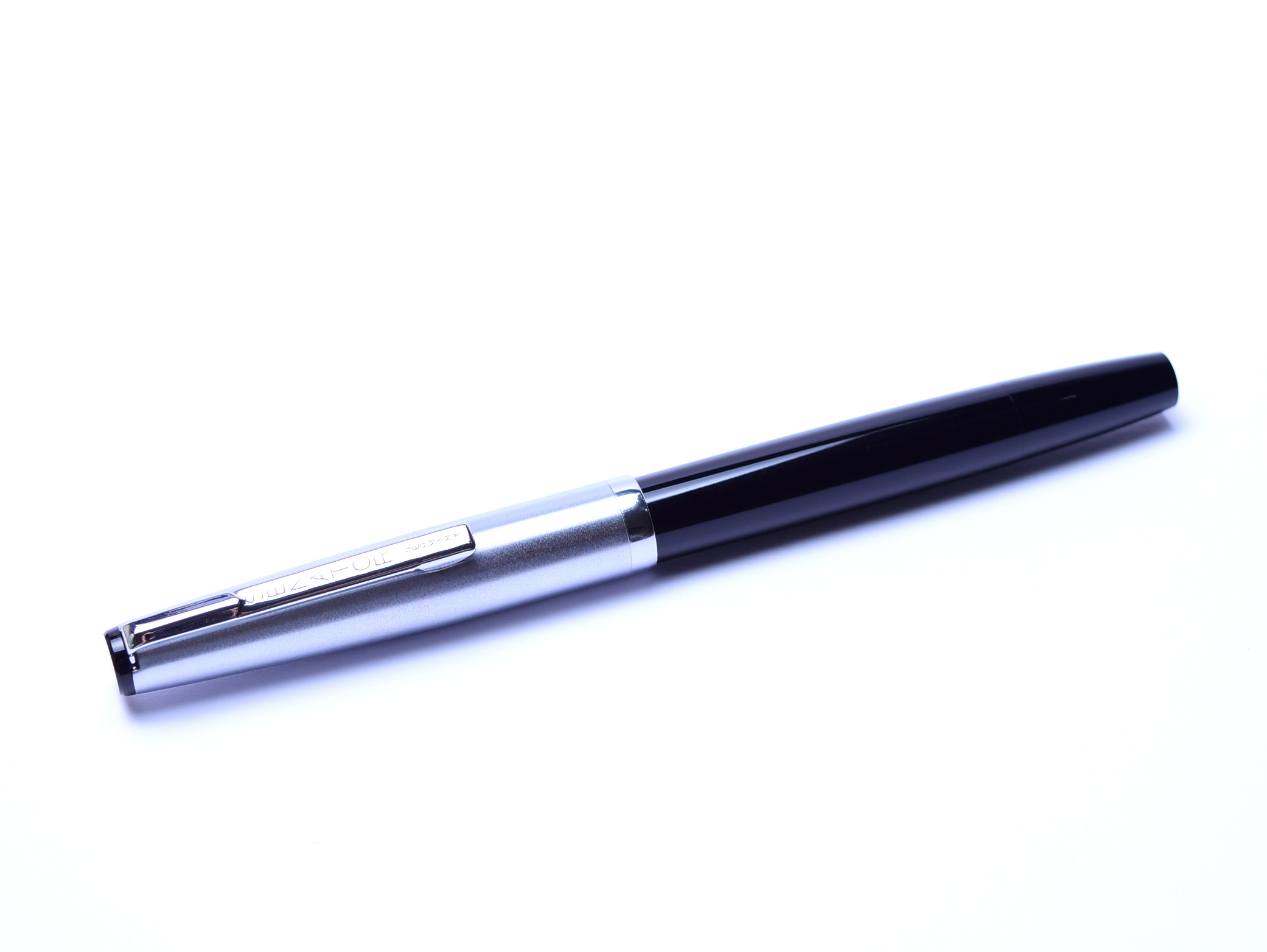 Rare Oversize 1970's SENATOR Matte Steel & Black Resin Ultra High ...