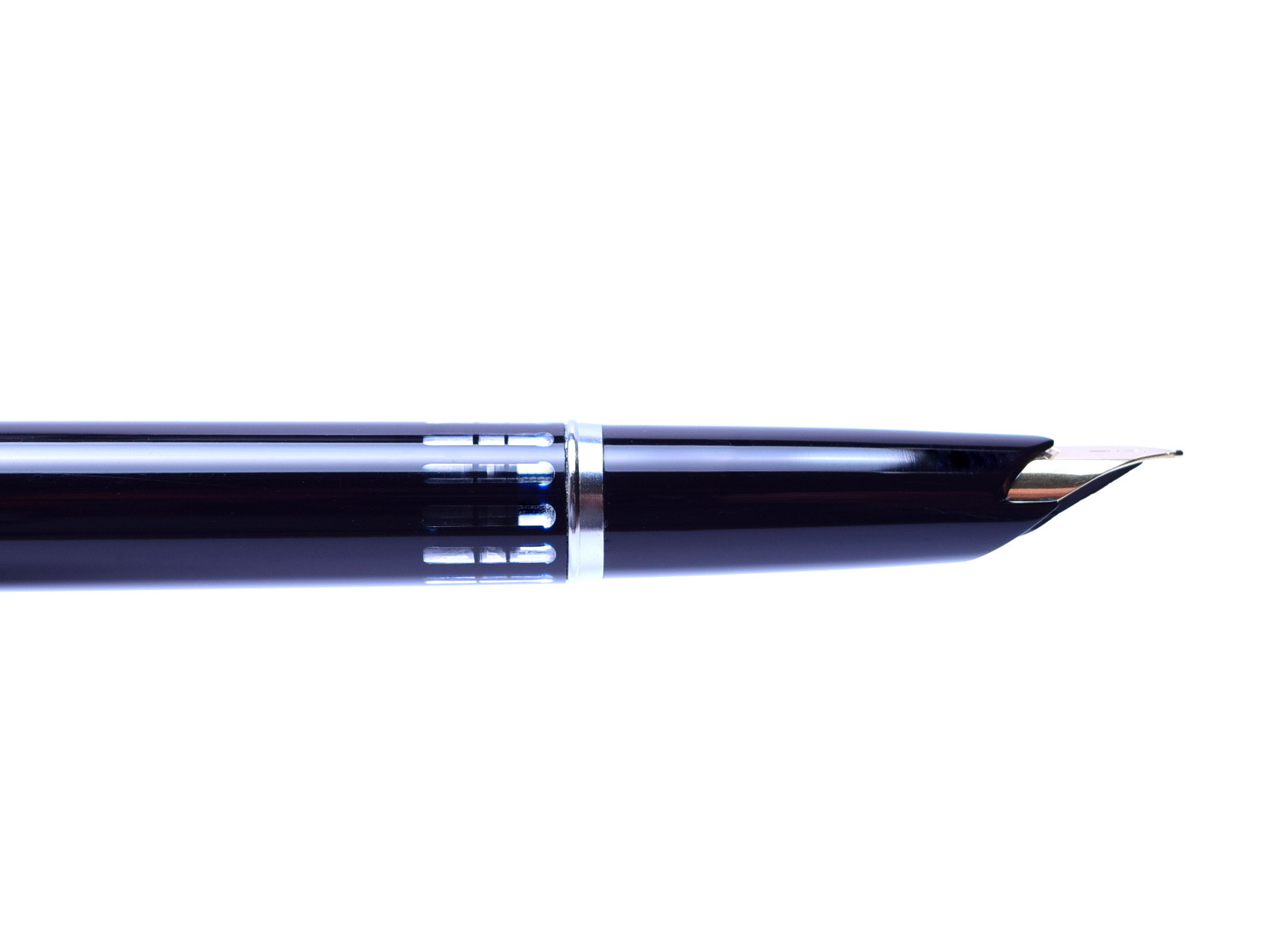 Rare Oversize 1970's SENATOR Matte Steel & Black Resin Ultra High ...