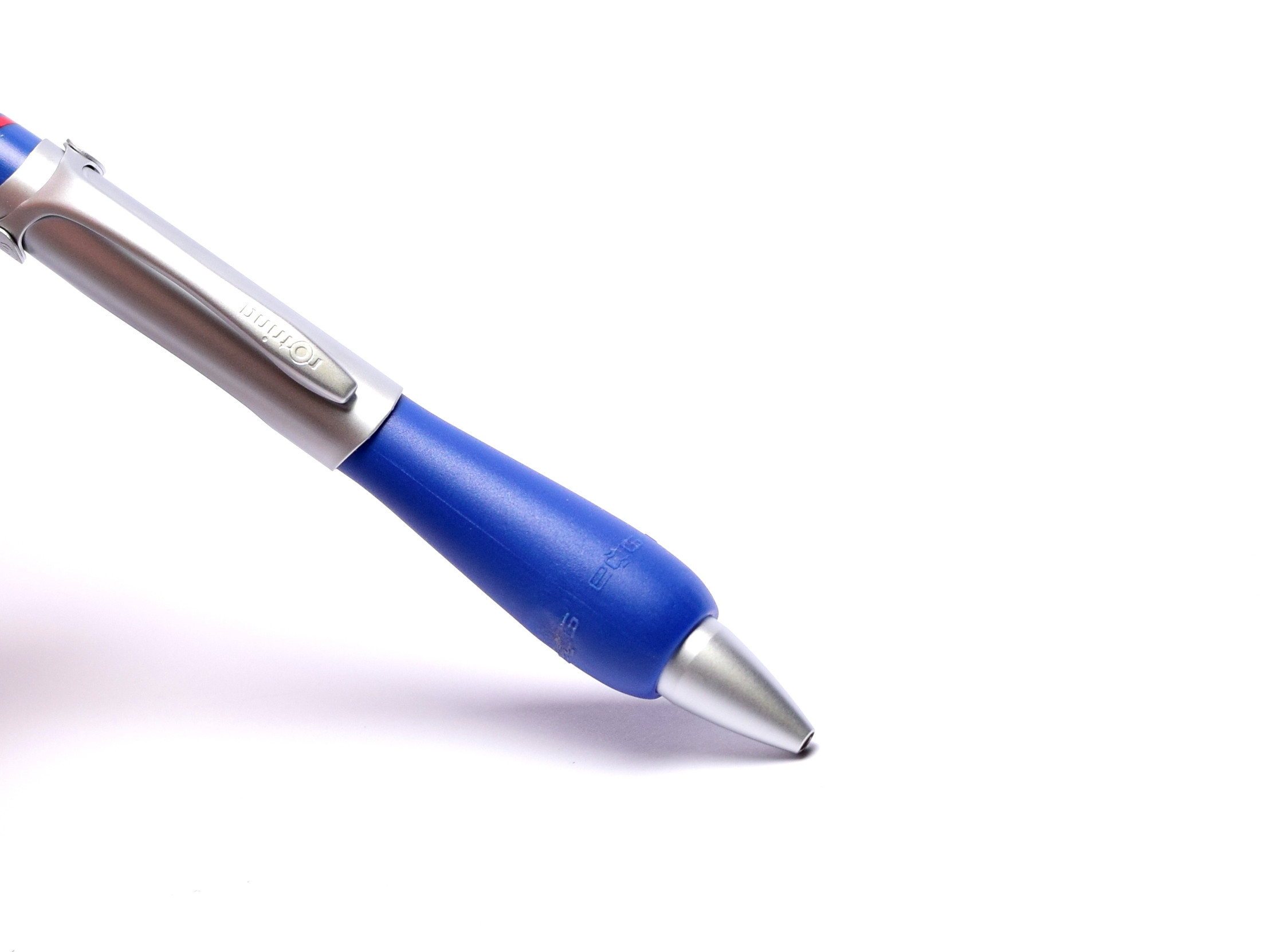 Vintage 2000s Rotring Skynn Matt Silver & Deep Blue Rubberized Padded ...