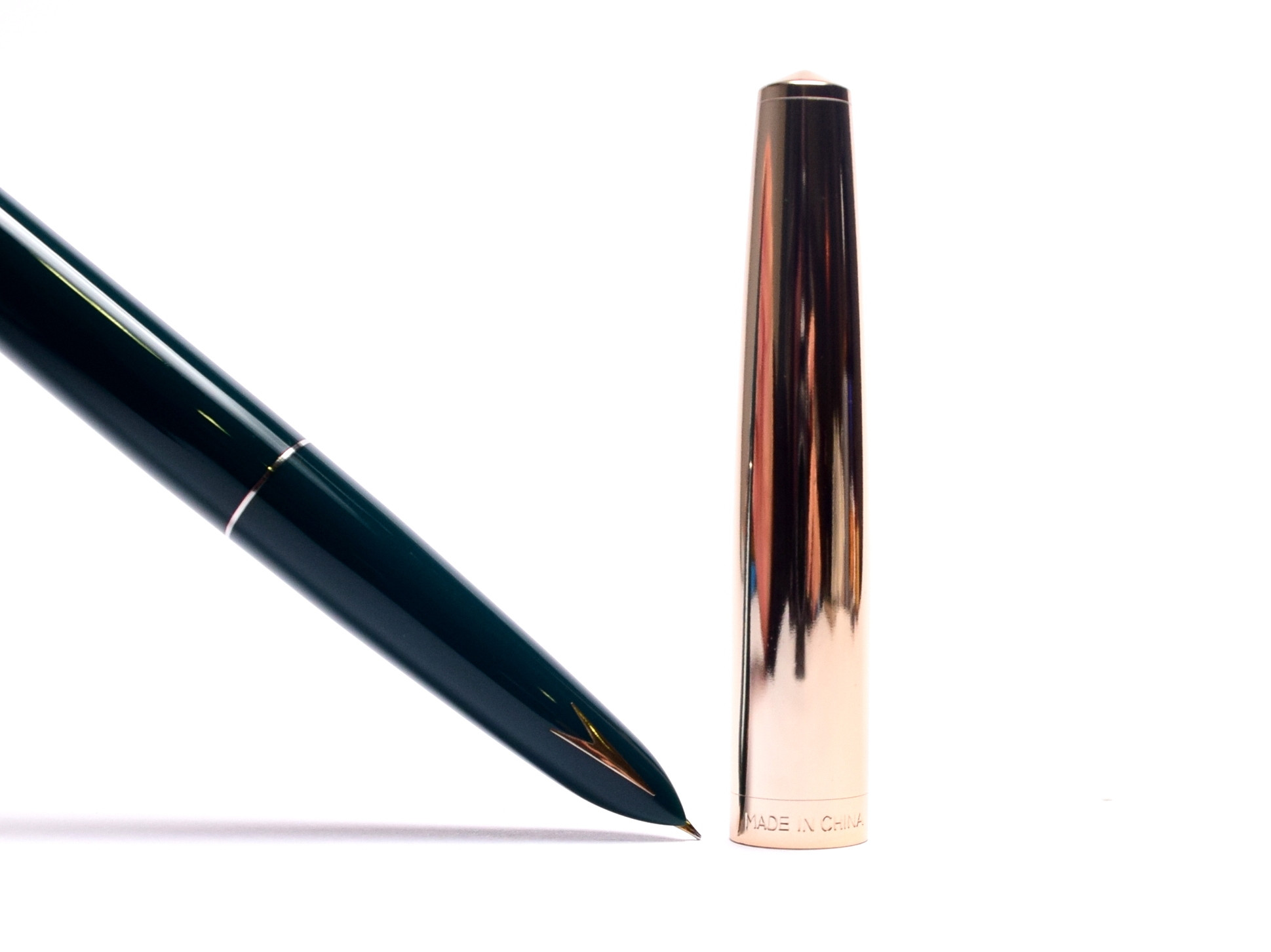 Hero 330 Arrow Aerometric Dark Green F Fine Hooded Nib Fountain ...