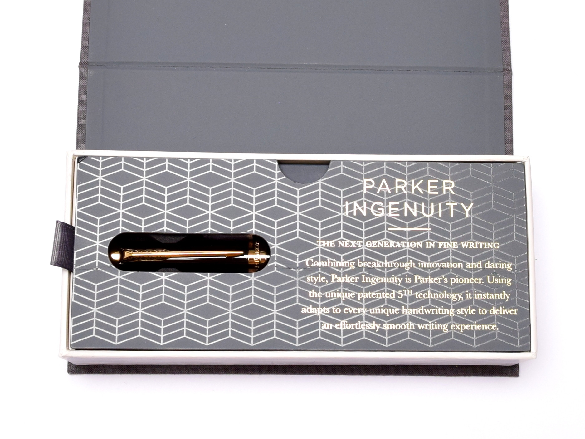 NOS Parker Ingenuity 5th Technology Black Lacquer & Gold Plate ...