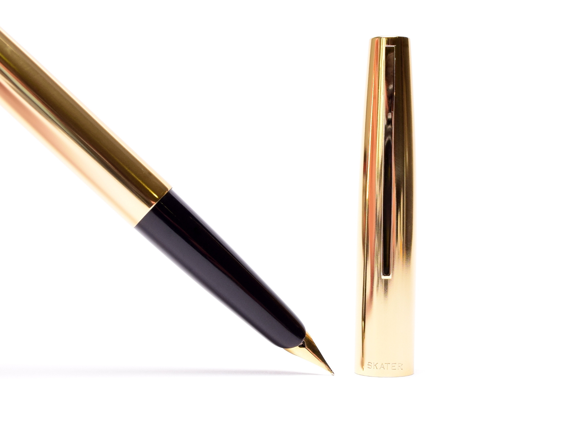 NOS Vintage Skater EF Extra Fine Heart Shaped Breather Hole Nib Gold ...