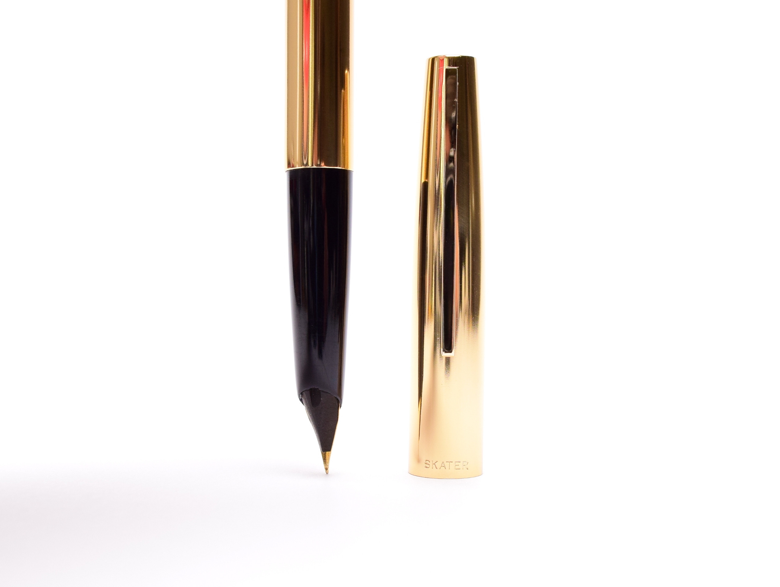 NOS Vintage Skater EF Extra Fine Heart Shaped Breather Hole Nib Gold ...