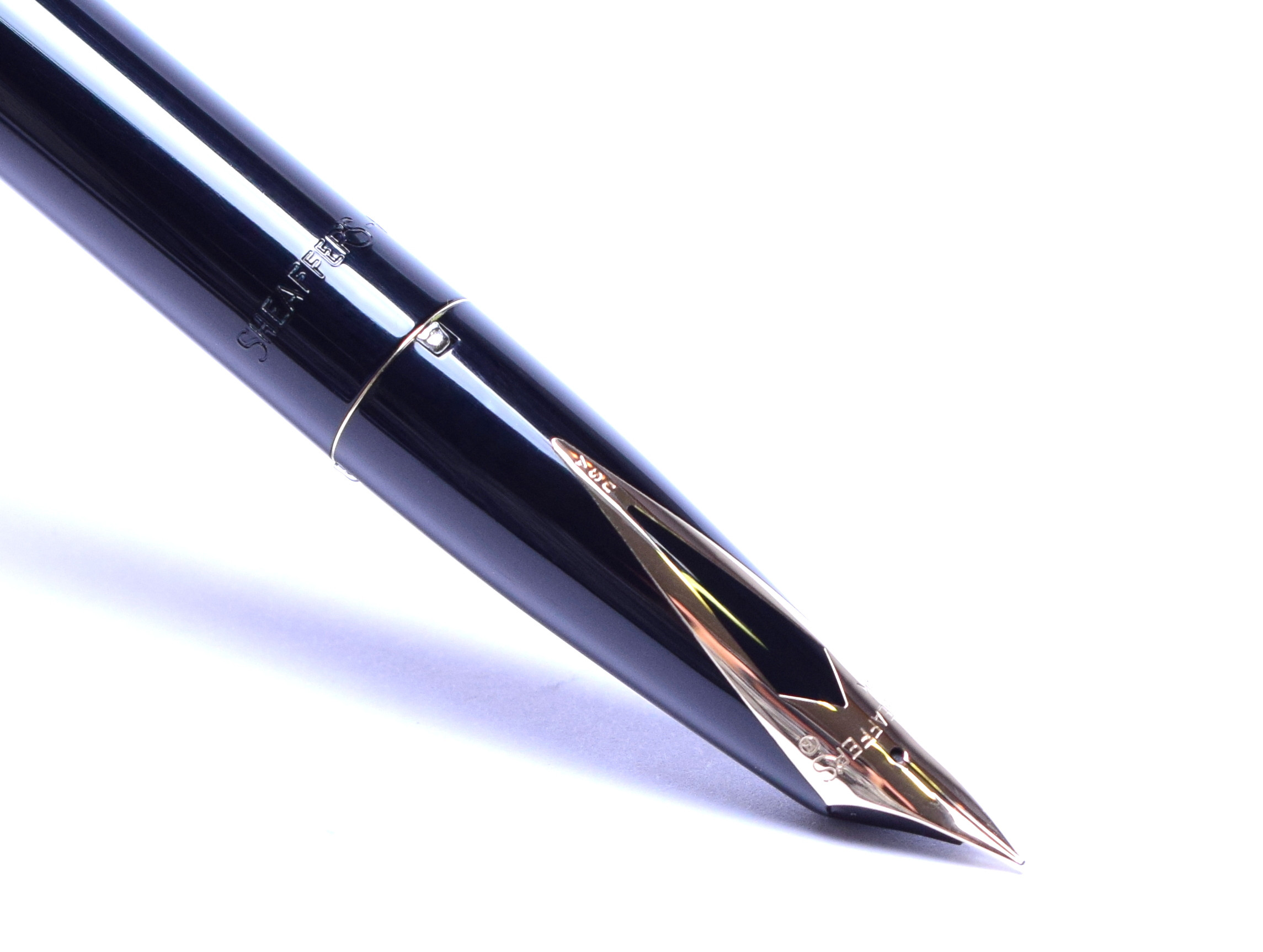 1960s Sheaffer Imperial IV Touchdown Black Resin & Gold Filled Trims ...