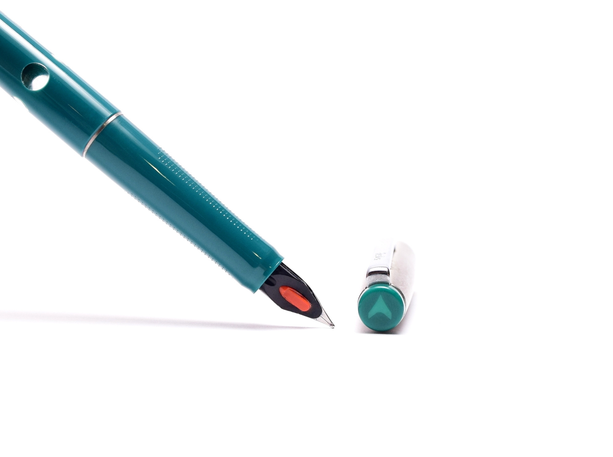 Vintage Geha 705 Turquoise Green & Silver Stainless Steel A Nib ...