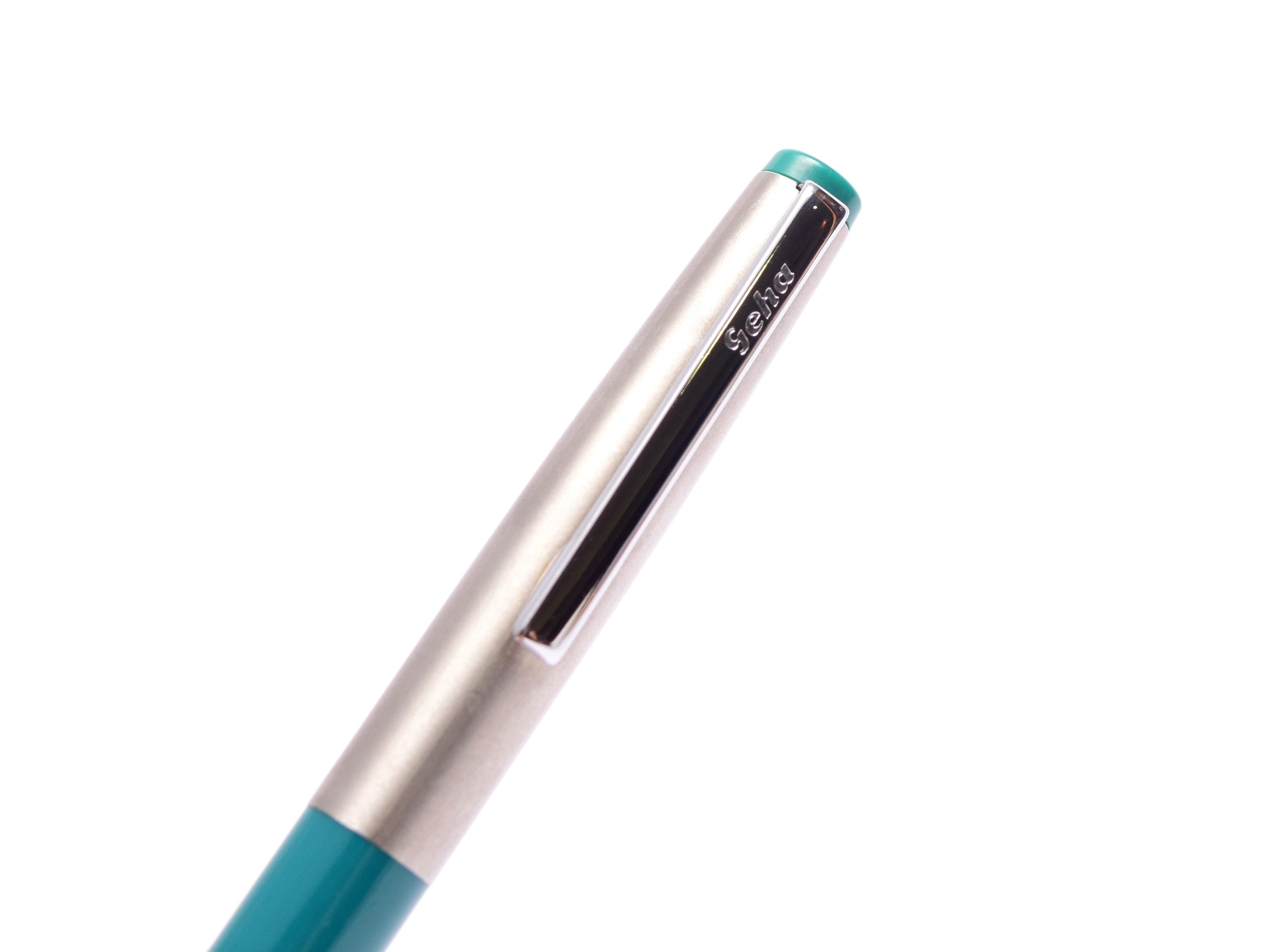 Vintage Geha 705 Turquoise Green & Silver Stainless Steel A Nib ...