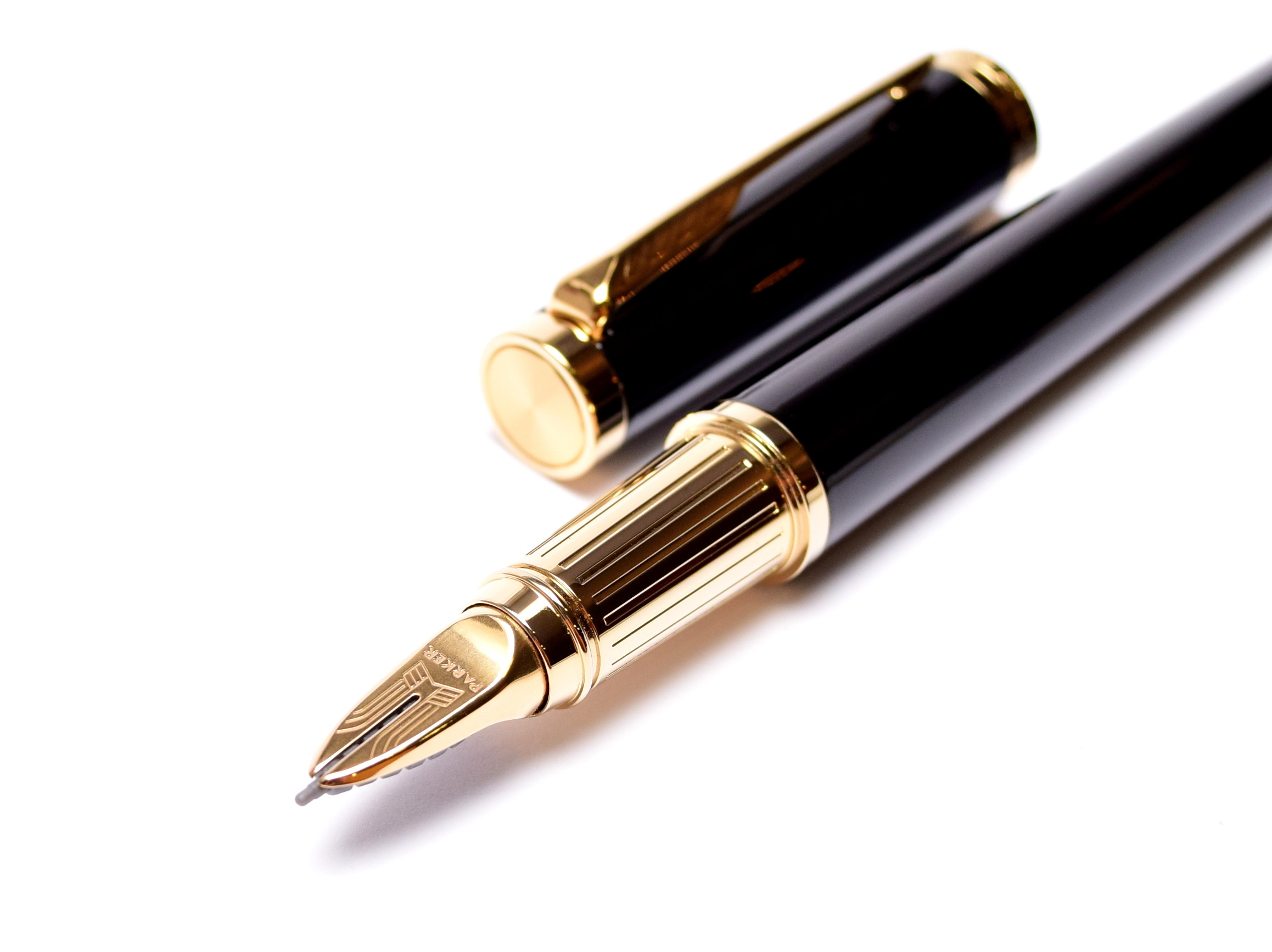 NOS Parker Ingenuity 5th Technology Black Lacquer & Gold Plate ...