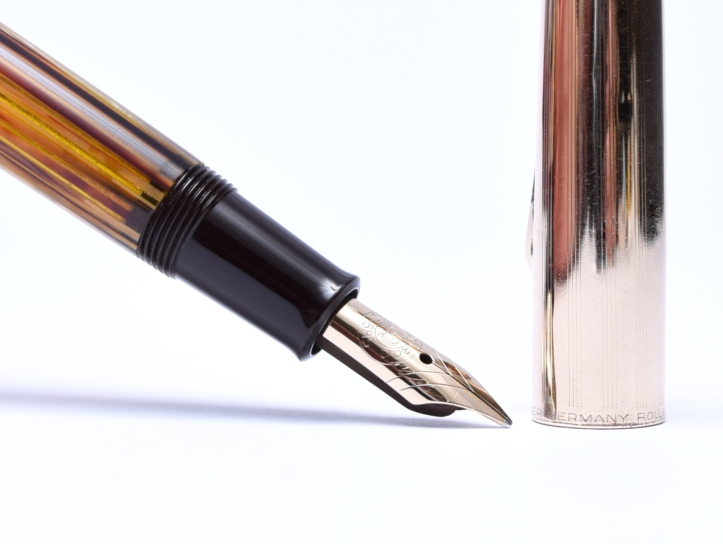 Original 1951 1950 1956 PELIKAN 500 Gunther Wagner Rolled Gold Fully ...